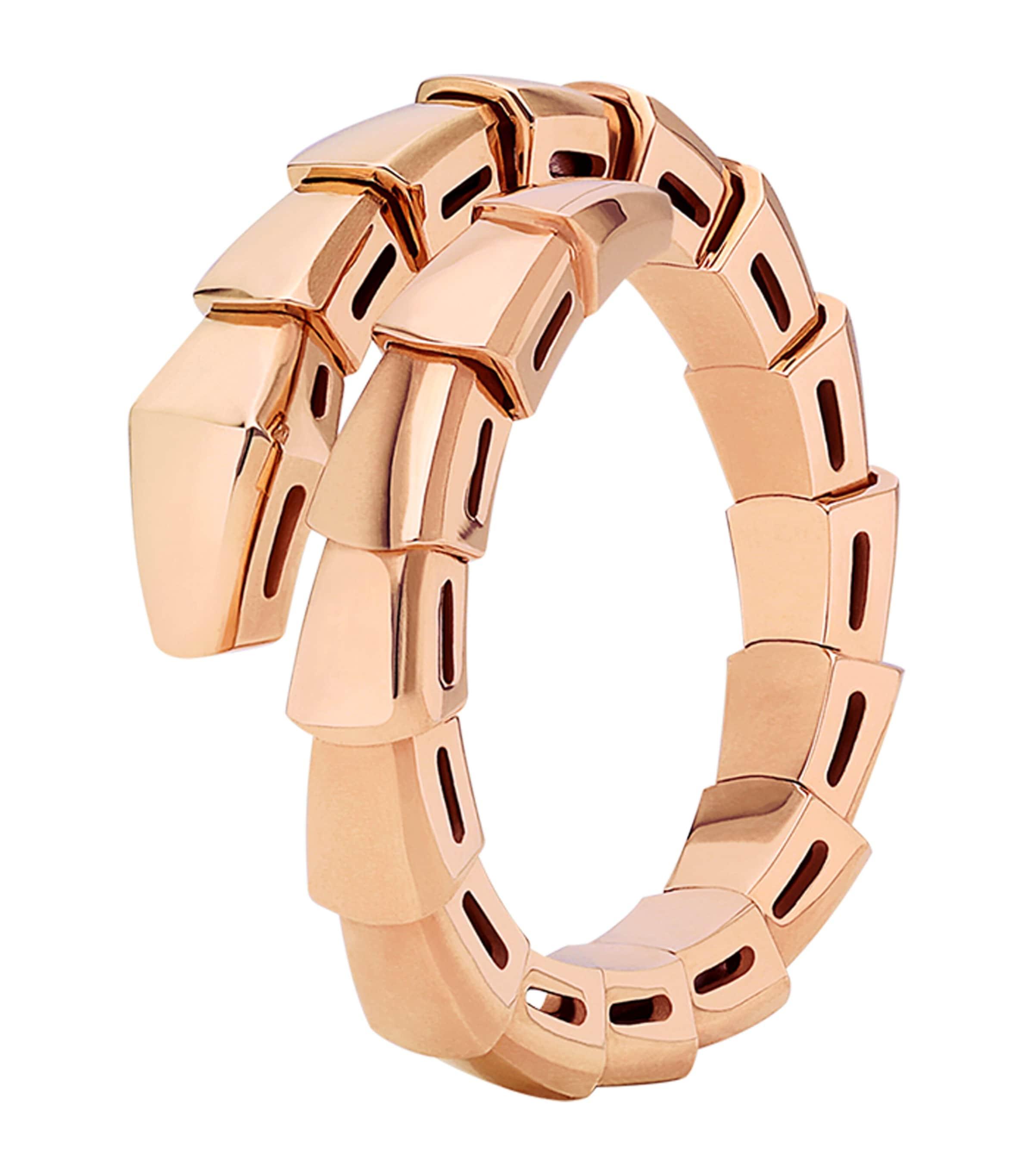 BVLGARI Rose Serpenti Viper Ring in Pink | Lyst UK