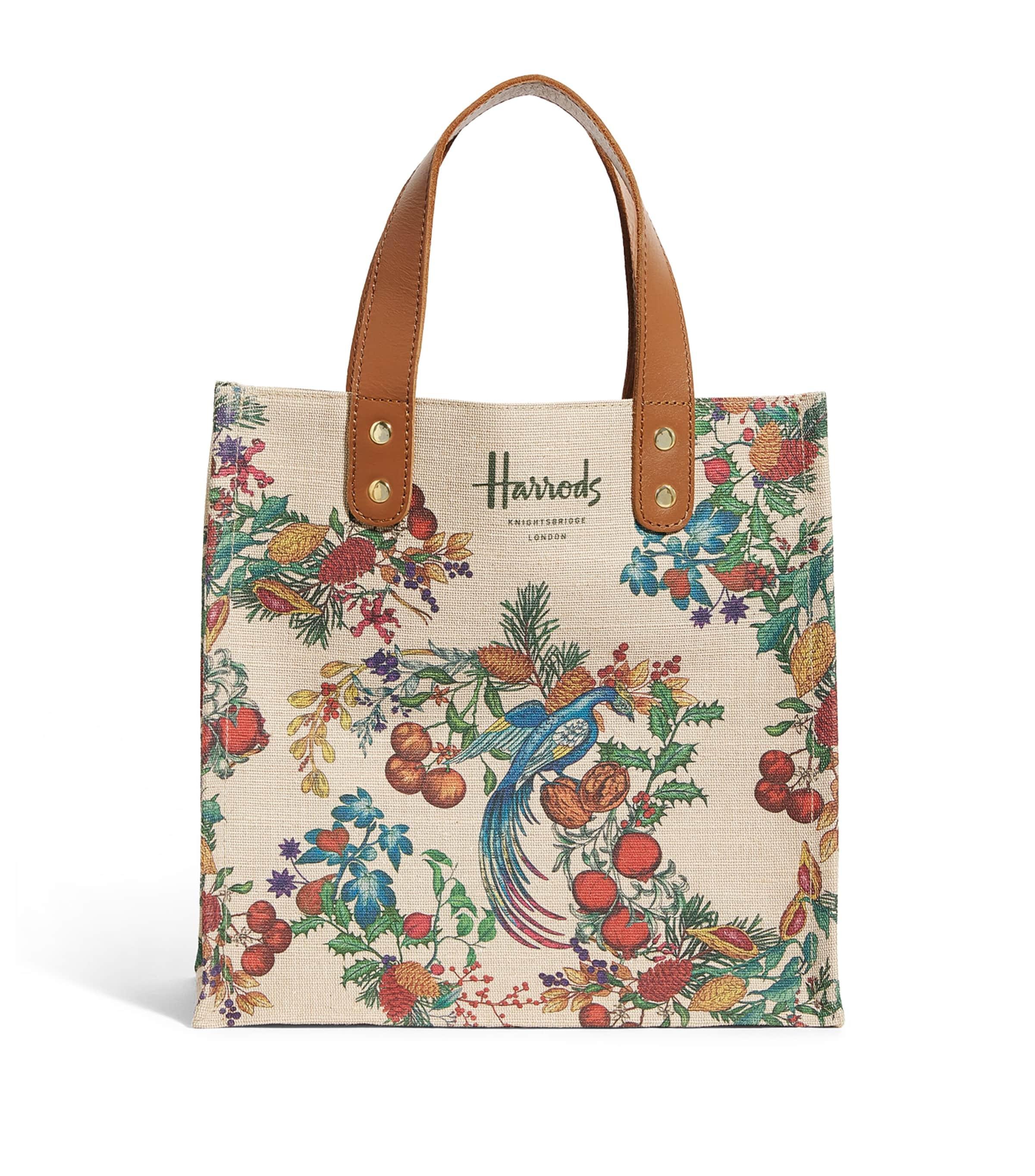 Harrods Small The Great Feast Jacquard Shopper Bag in Metallic | Lyst