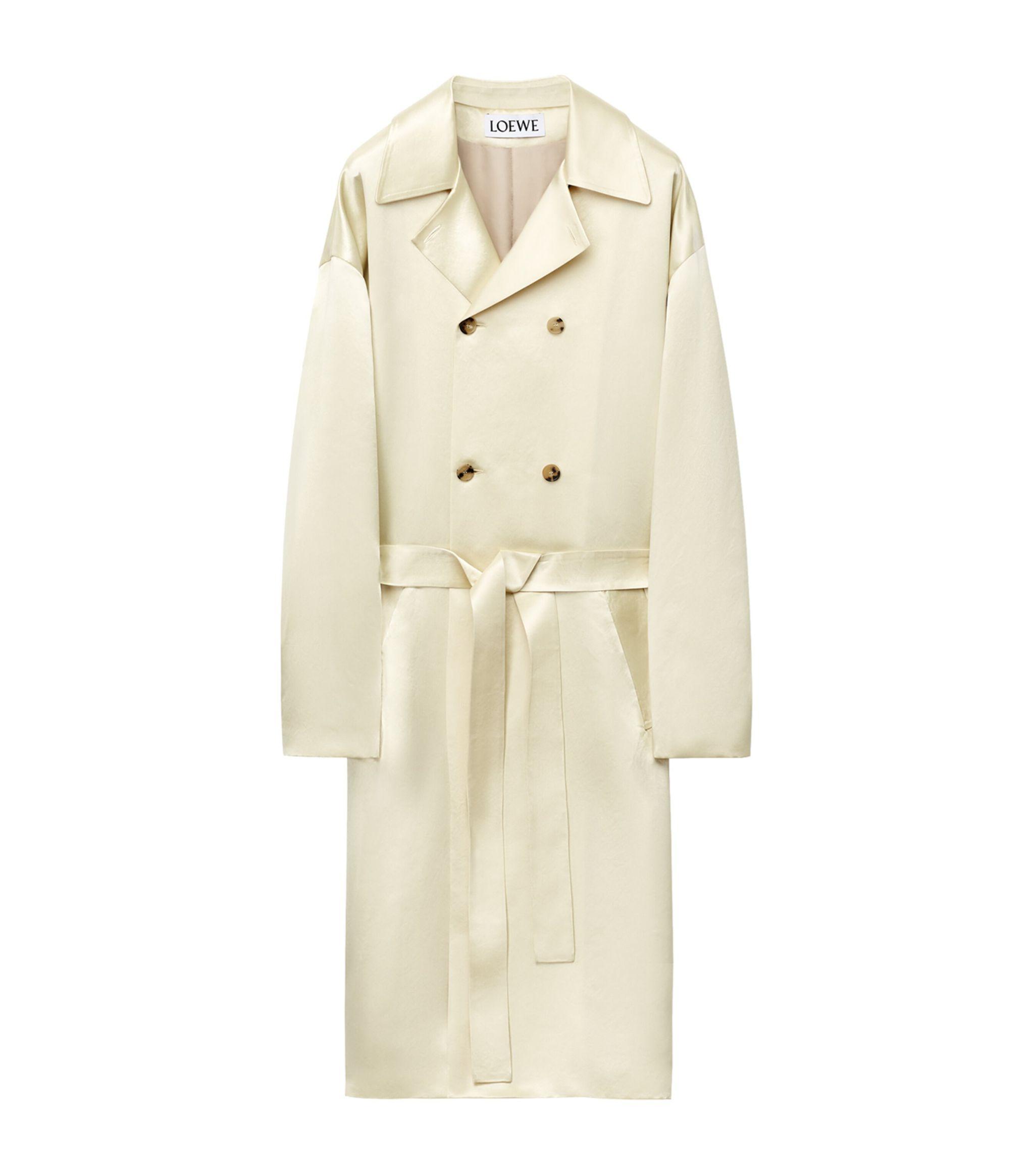 Loewe Acetate Trench Coat in Natural for Men | Lyst