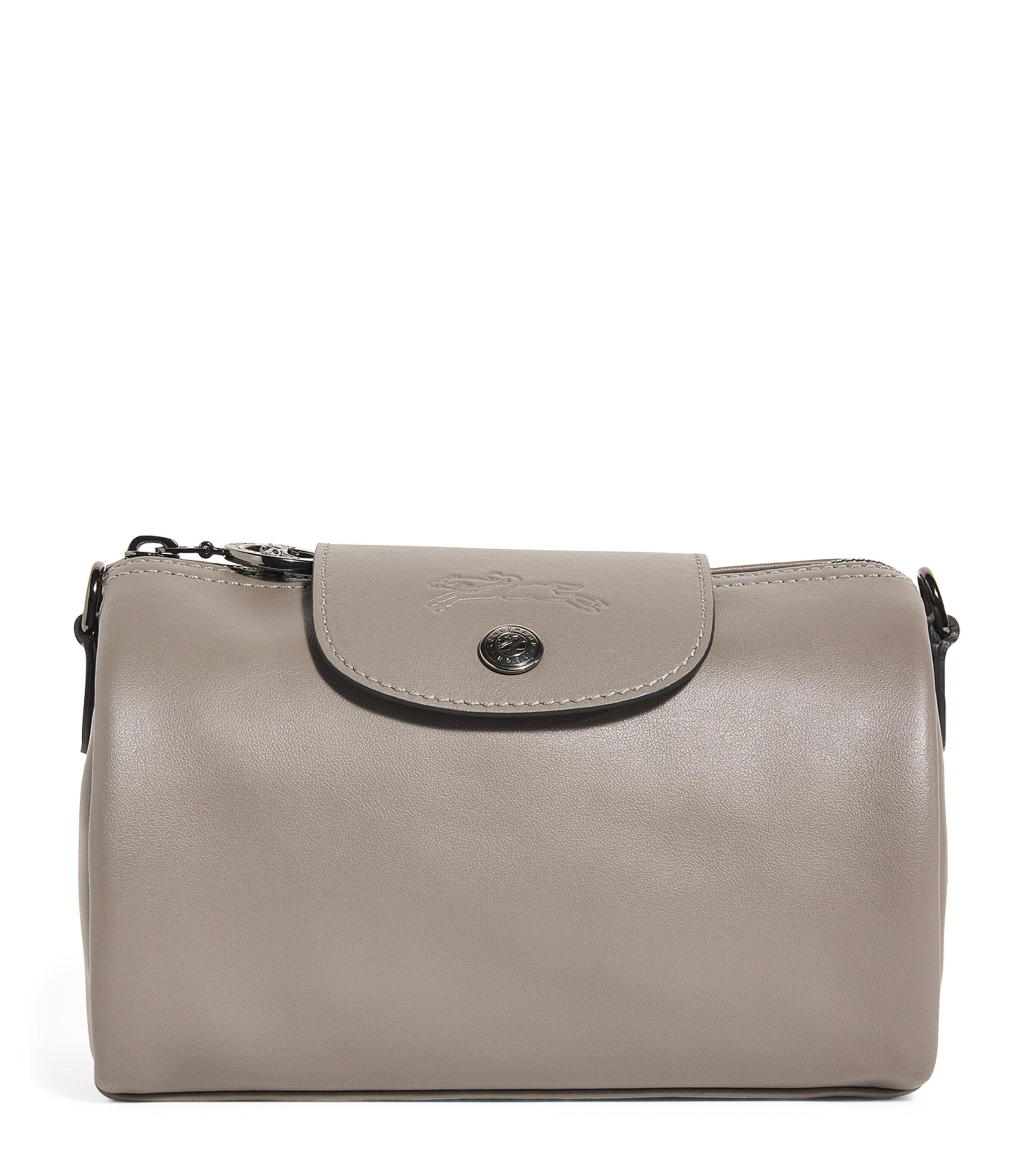 Longchamp Leather Le Pliage Xtra Cross-Body Bag in Grey | Lyst Canada