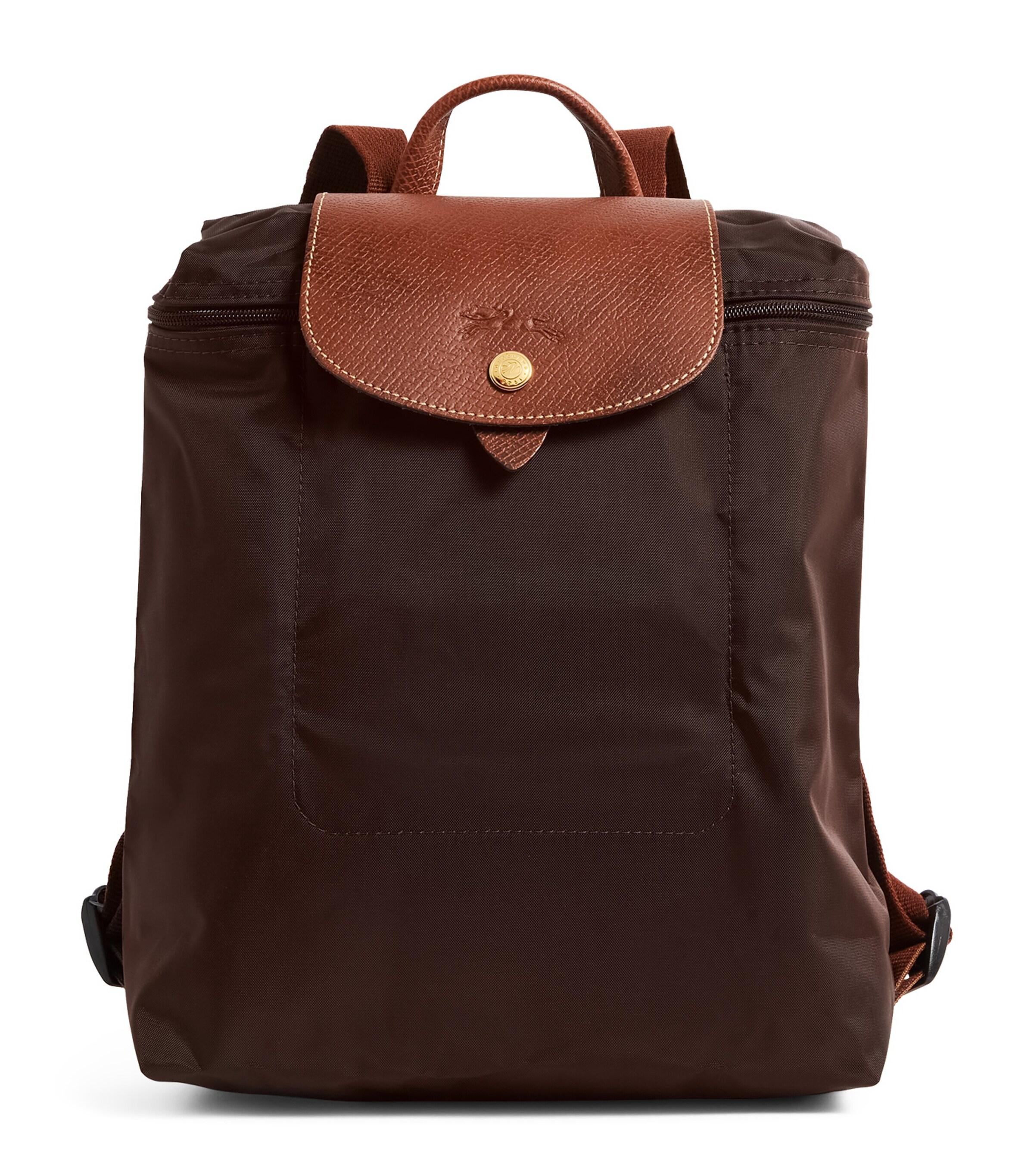 Longchamp Medium Le Pliage Original Backpack in Brown | Lyst UK