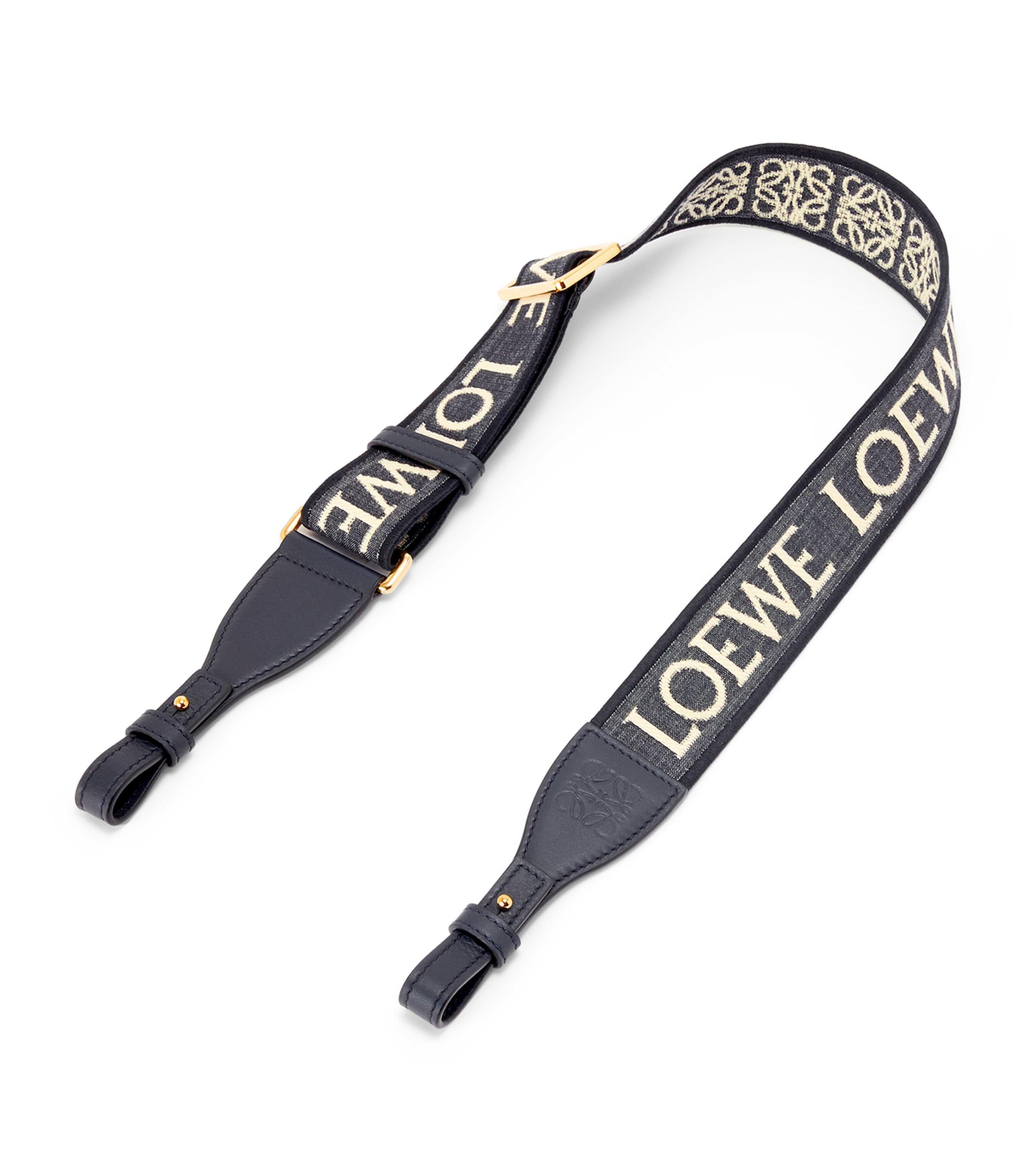 Loewe Anagram Logo Loop Bag Strap in Metallic | Lyst