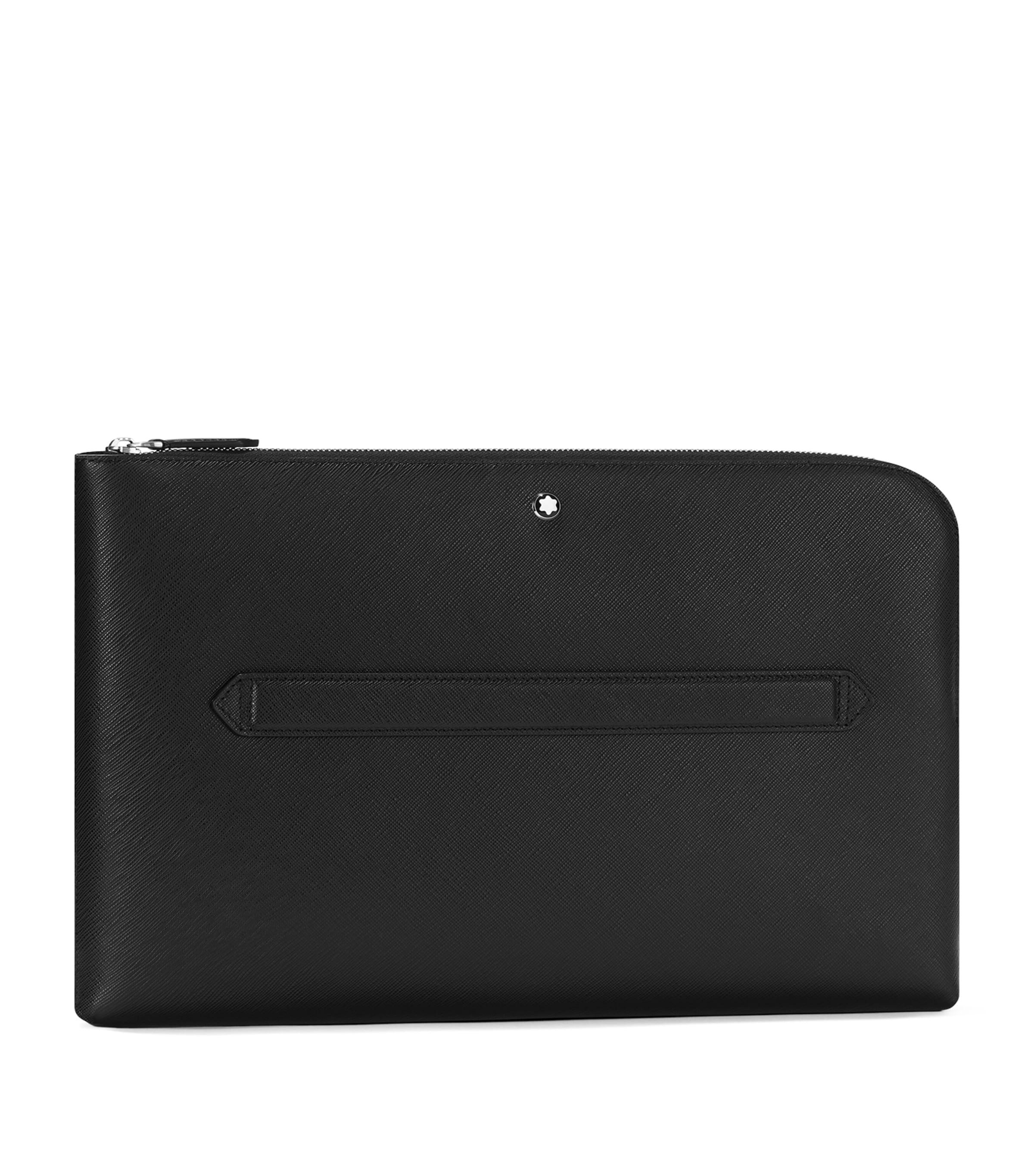 Montblanc Leather Sartorial Laptop Case in Black for Men | Lyst