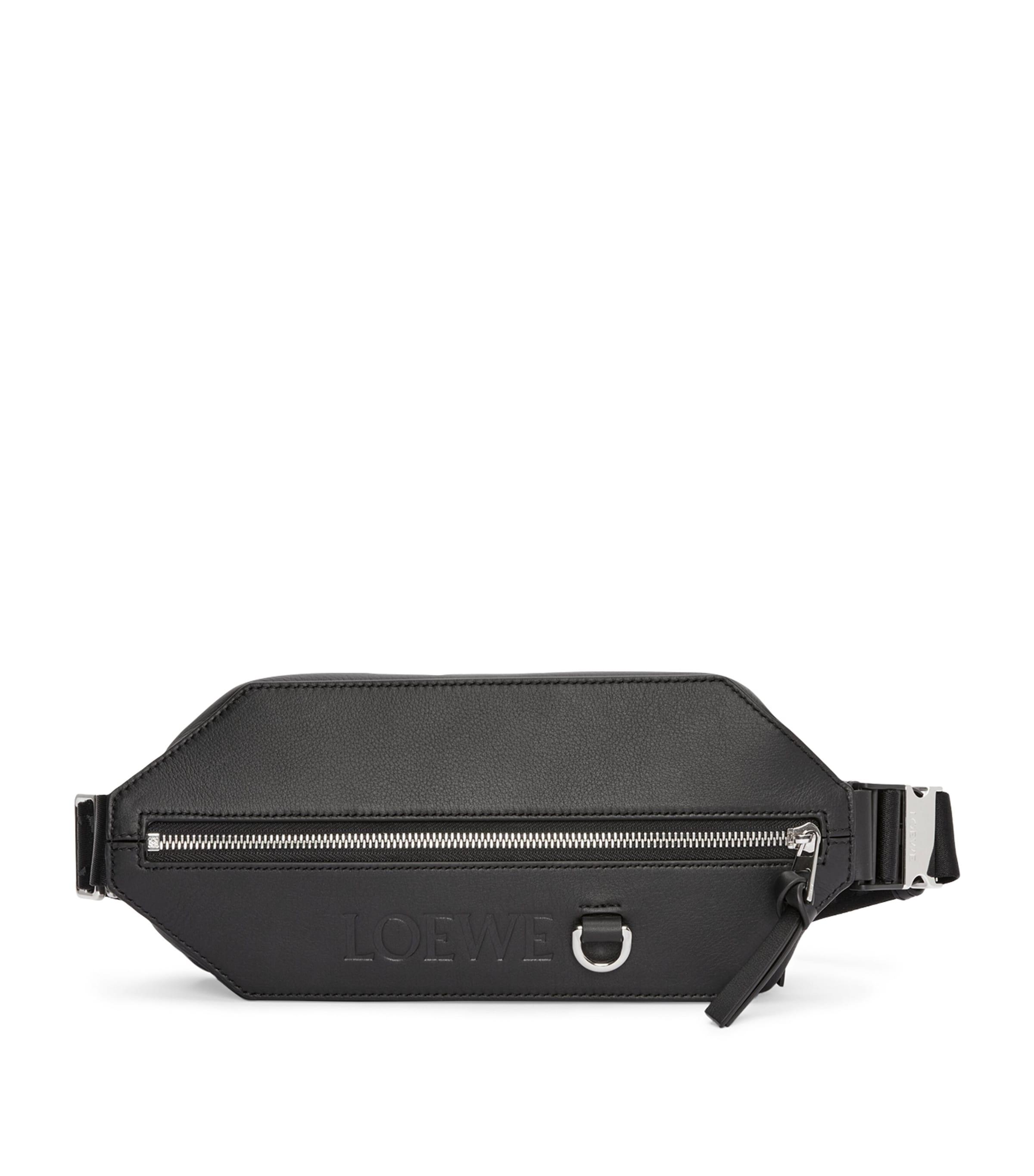 Loewe Leather Convertible Belt Bag in Black for Men | Lyst