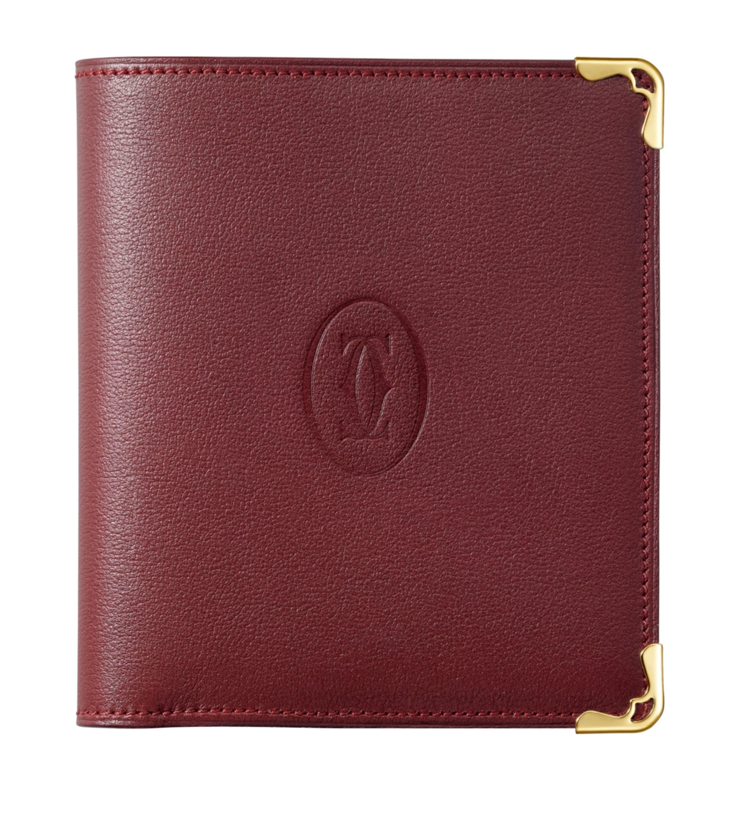 Cartier Leather Must De Wallet in Purple for Men | Lyst UK