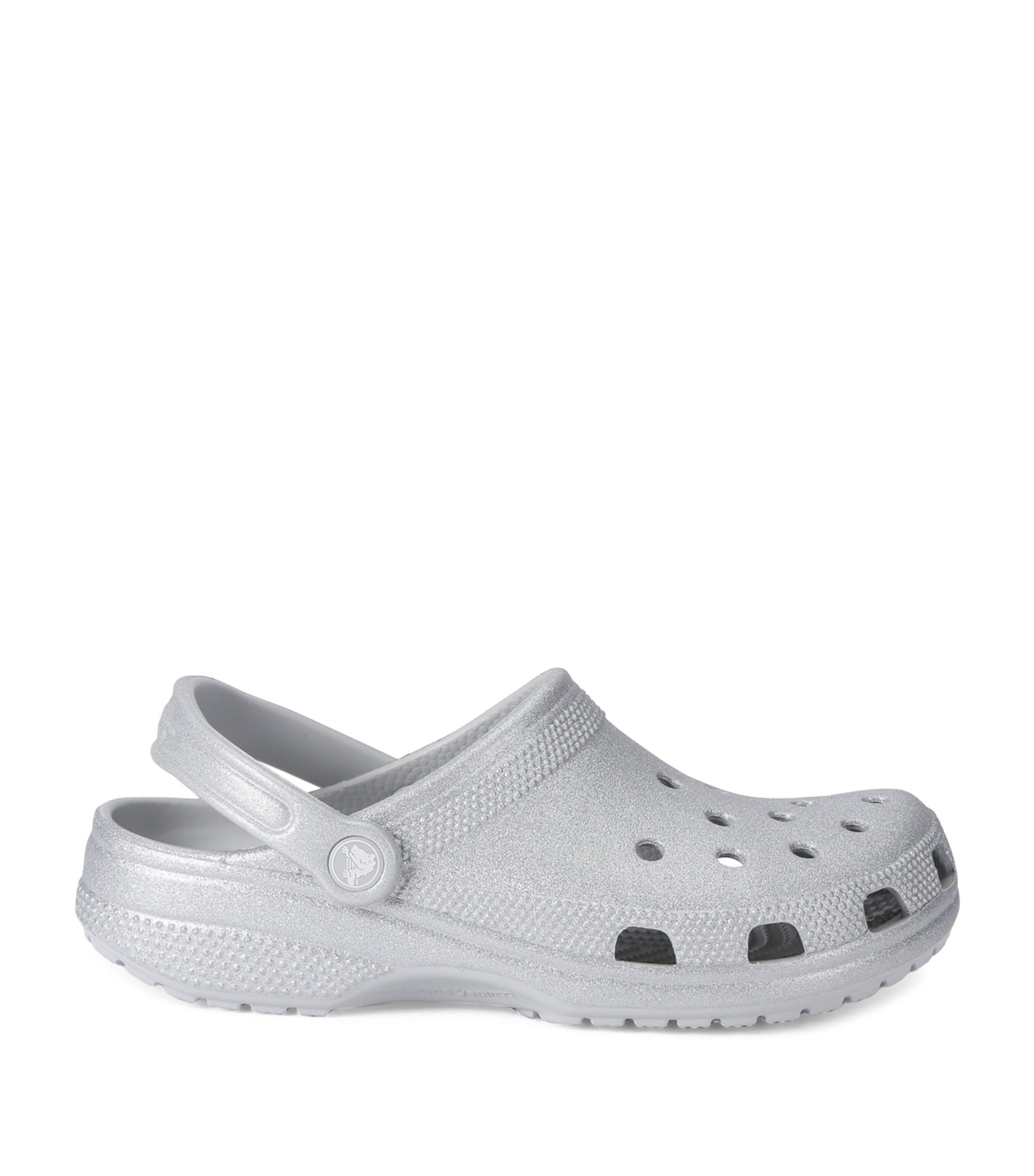Crocs™ Glitter Classic Clogs in Gray | Lyst