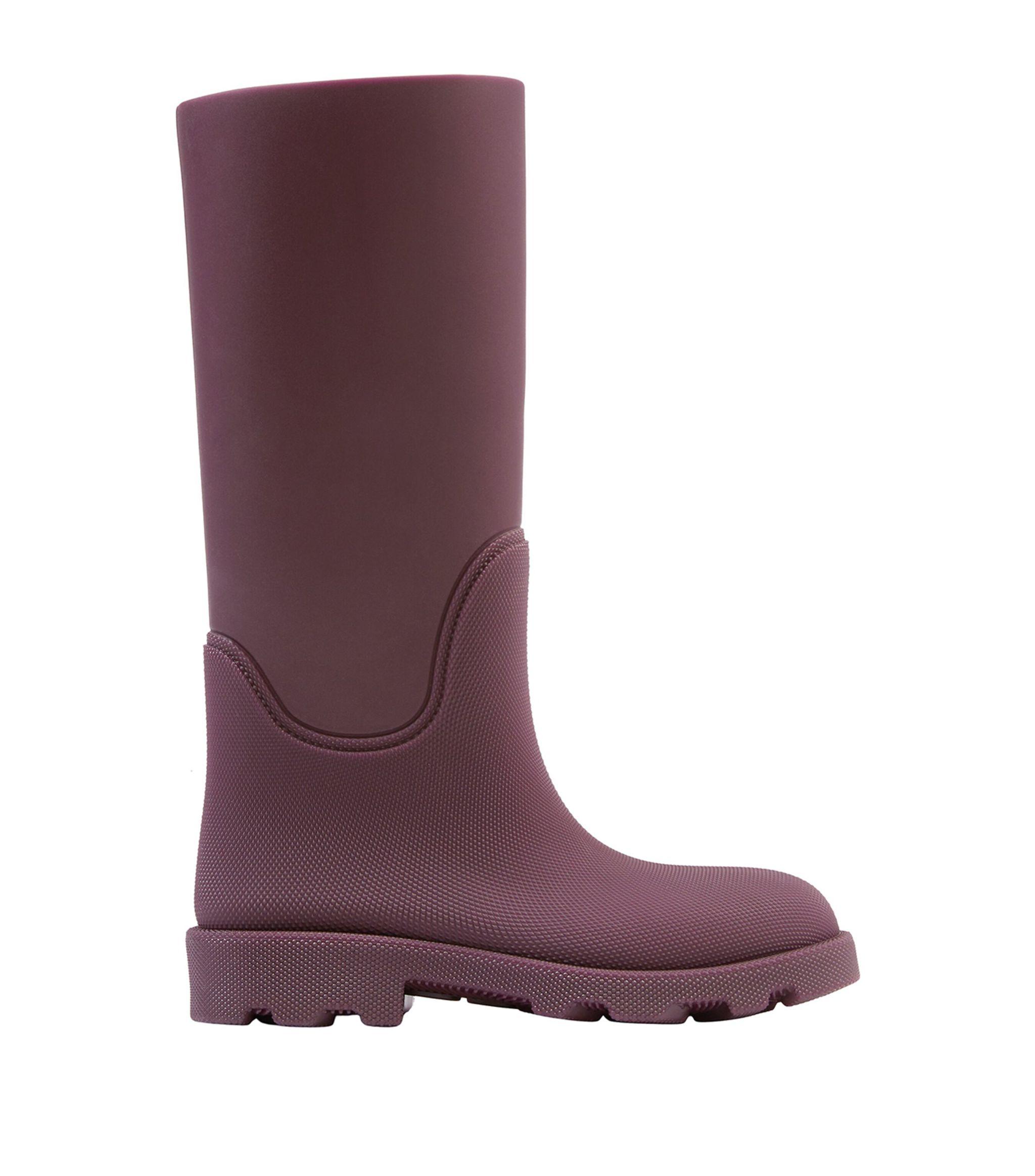 Burberry Wellington Boots in Purple | Lyst