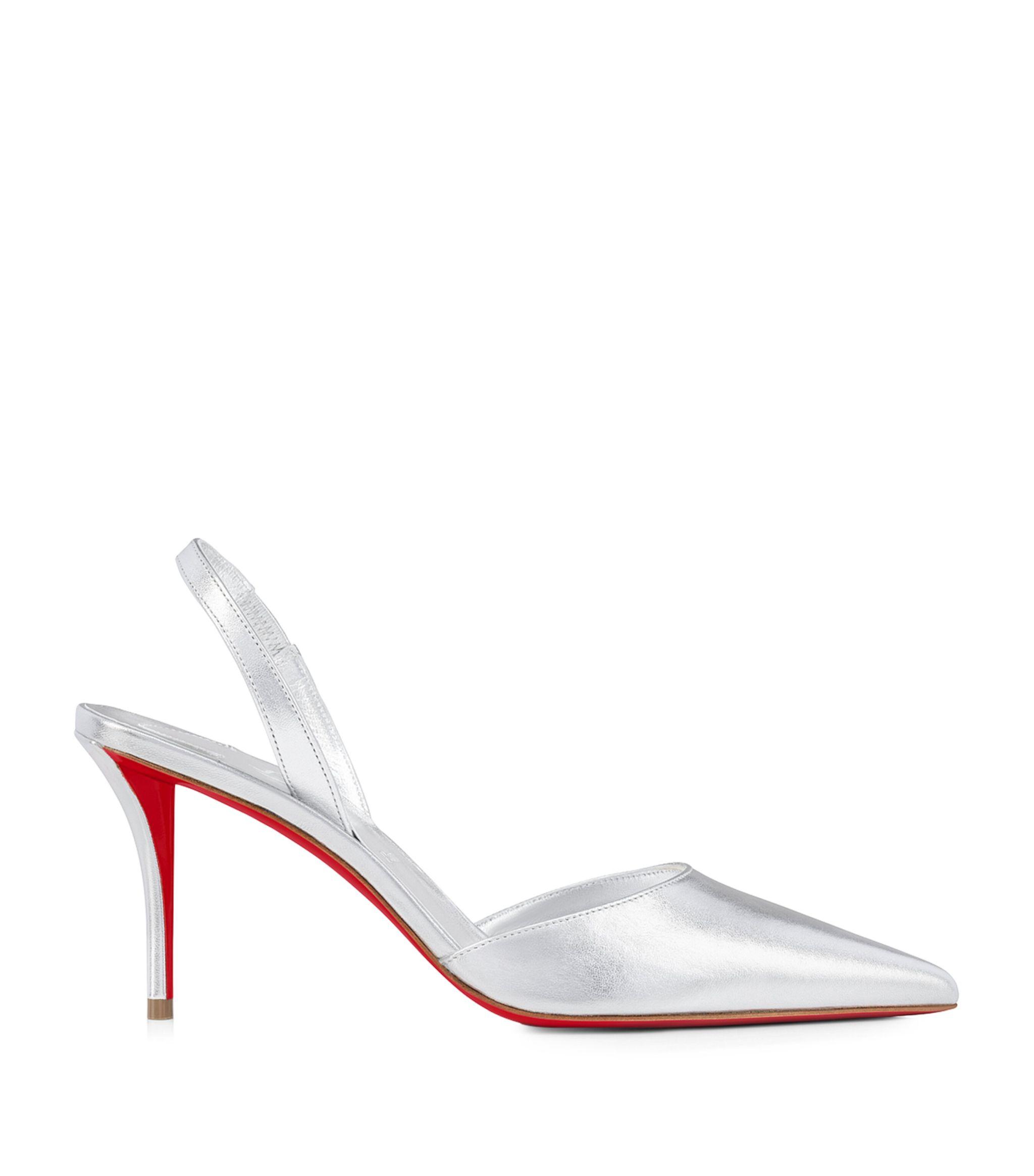 Christian Louboutin Apostropha Nappa Leather Slingback Pumps 80 in ...