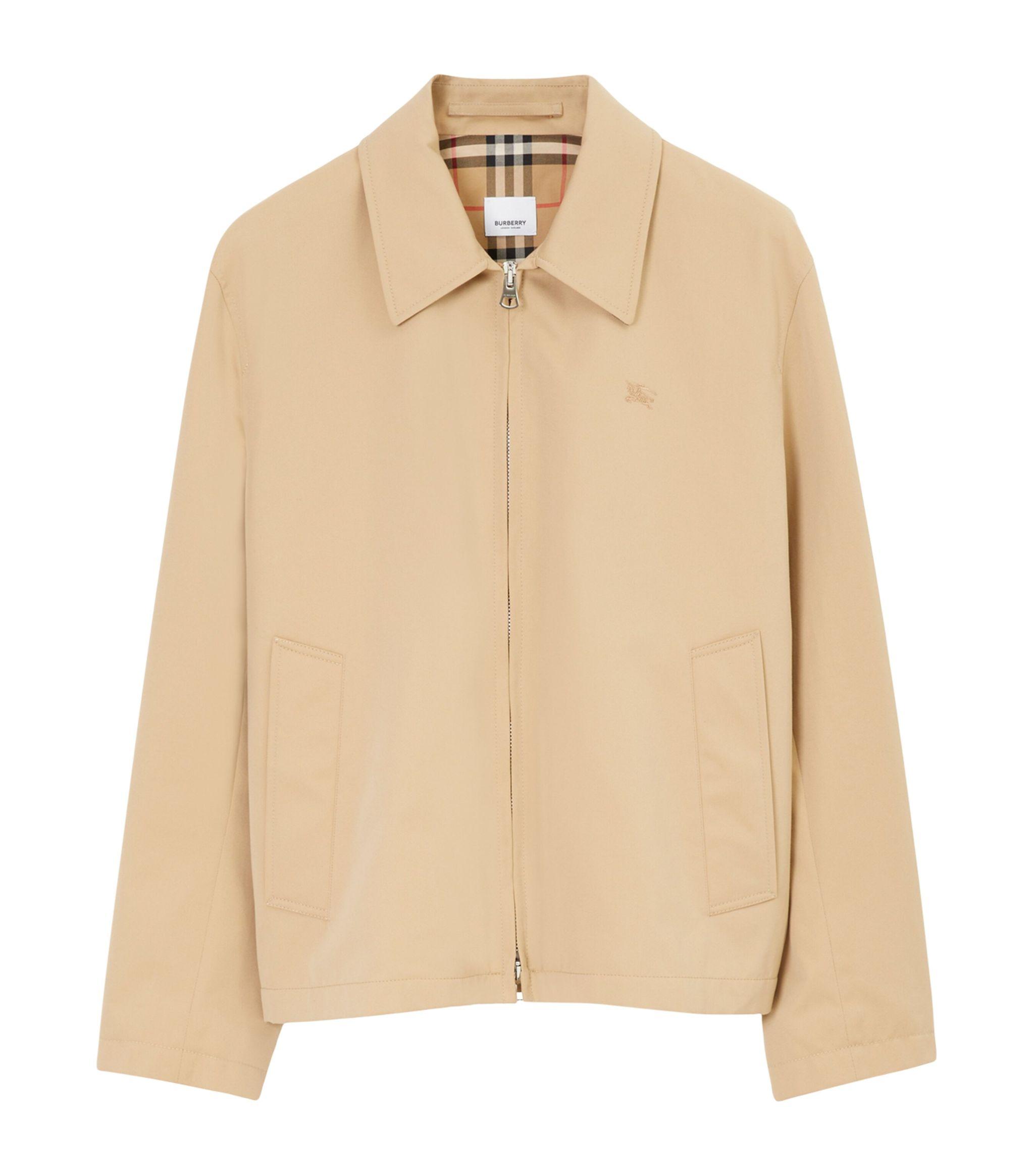 Burberry Ekd Harrington Jacket in Natural for Men | Lyst