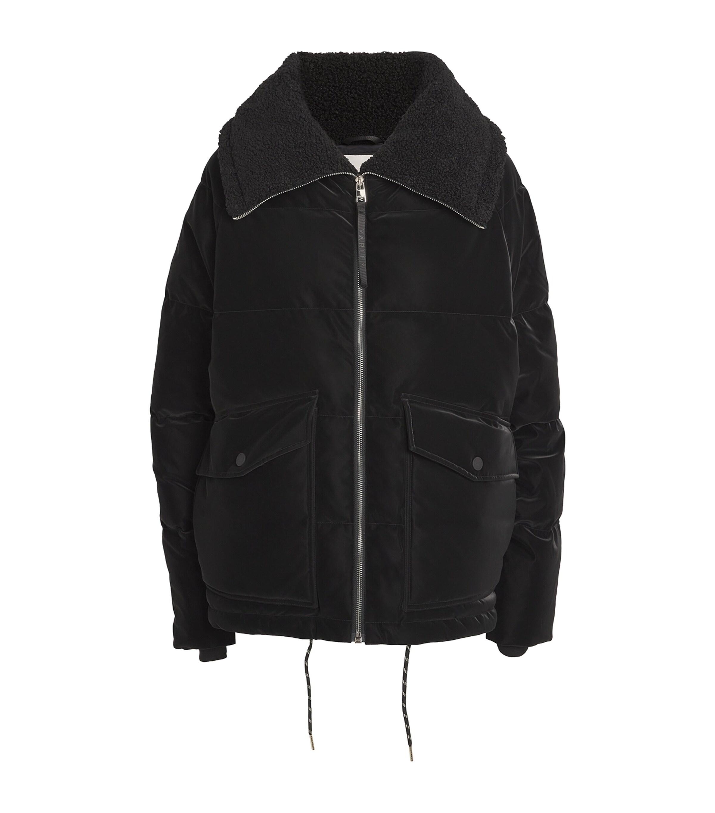 Varley Down Roseville Puffer Jacket in Black | Lyst