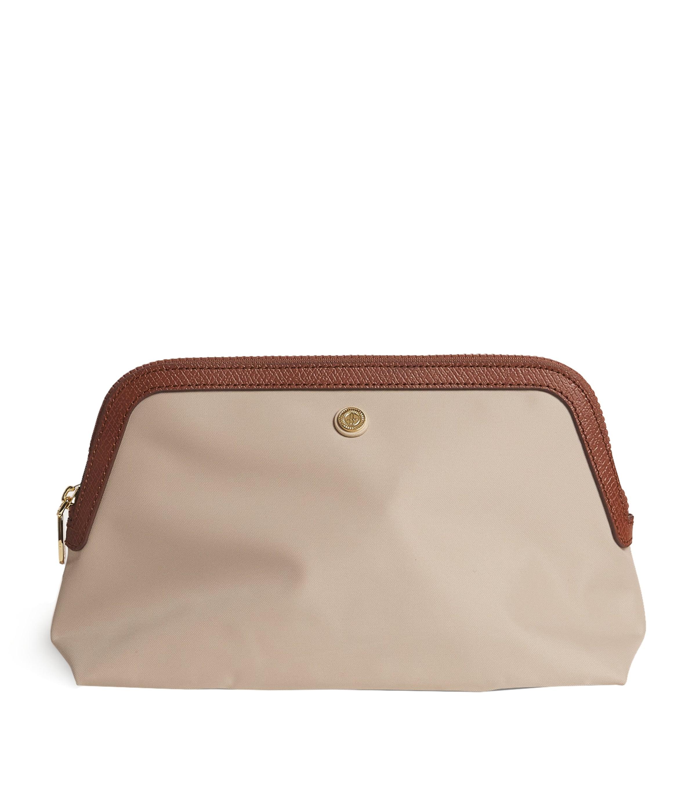 Harrods Large Nylon Wash Bag in Brown | Lyst