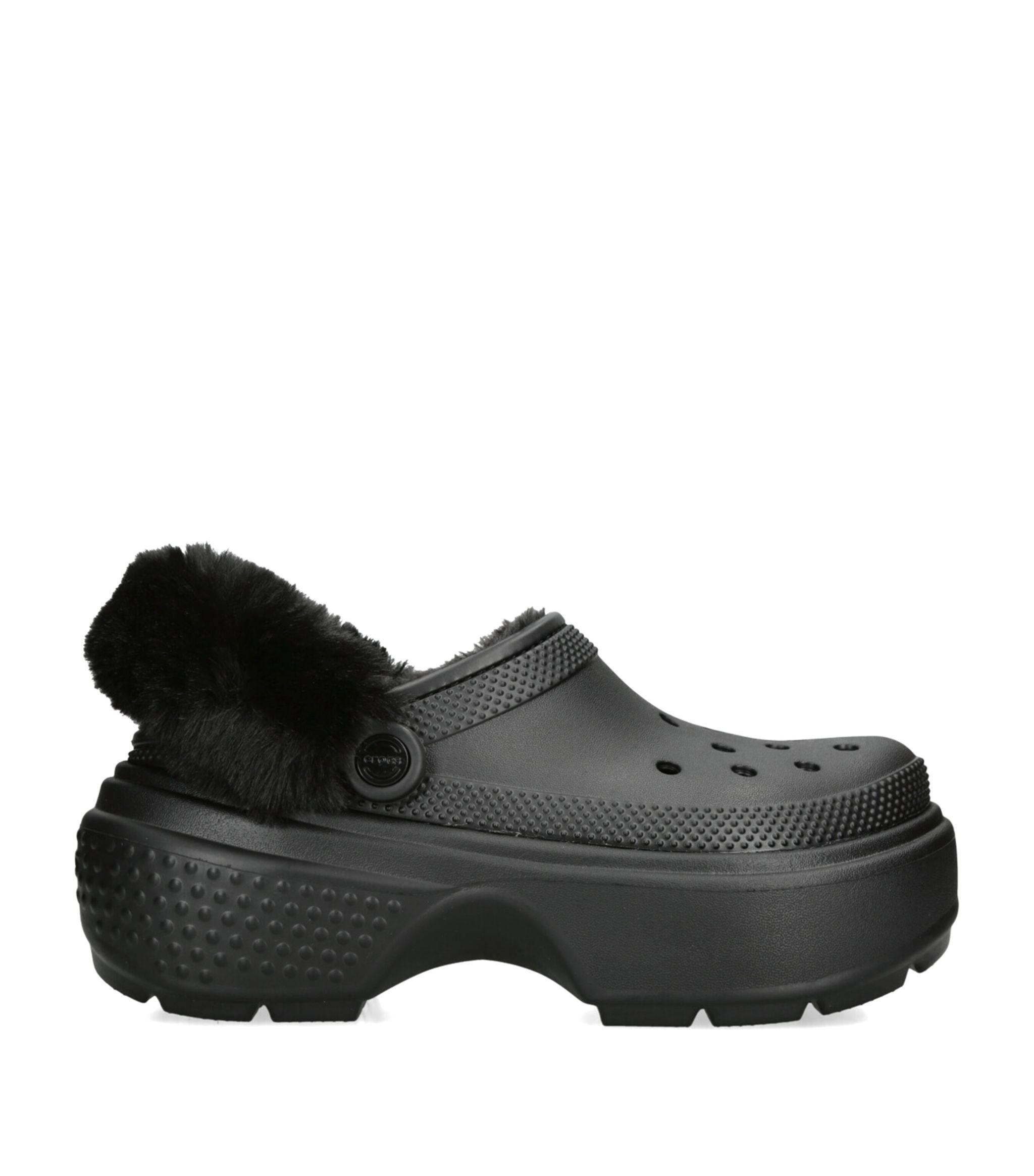 Crocs™ Lined Stomp Clogs in Black | Lyst