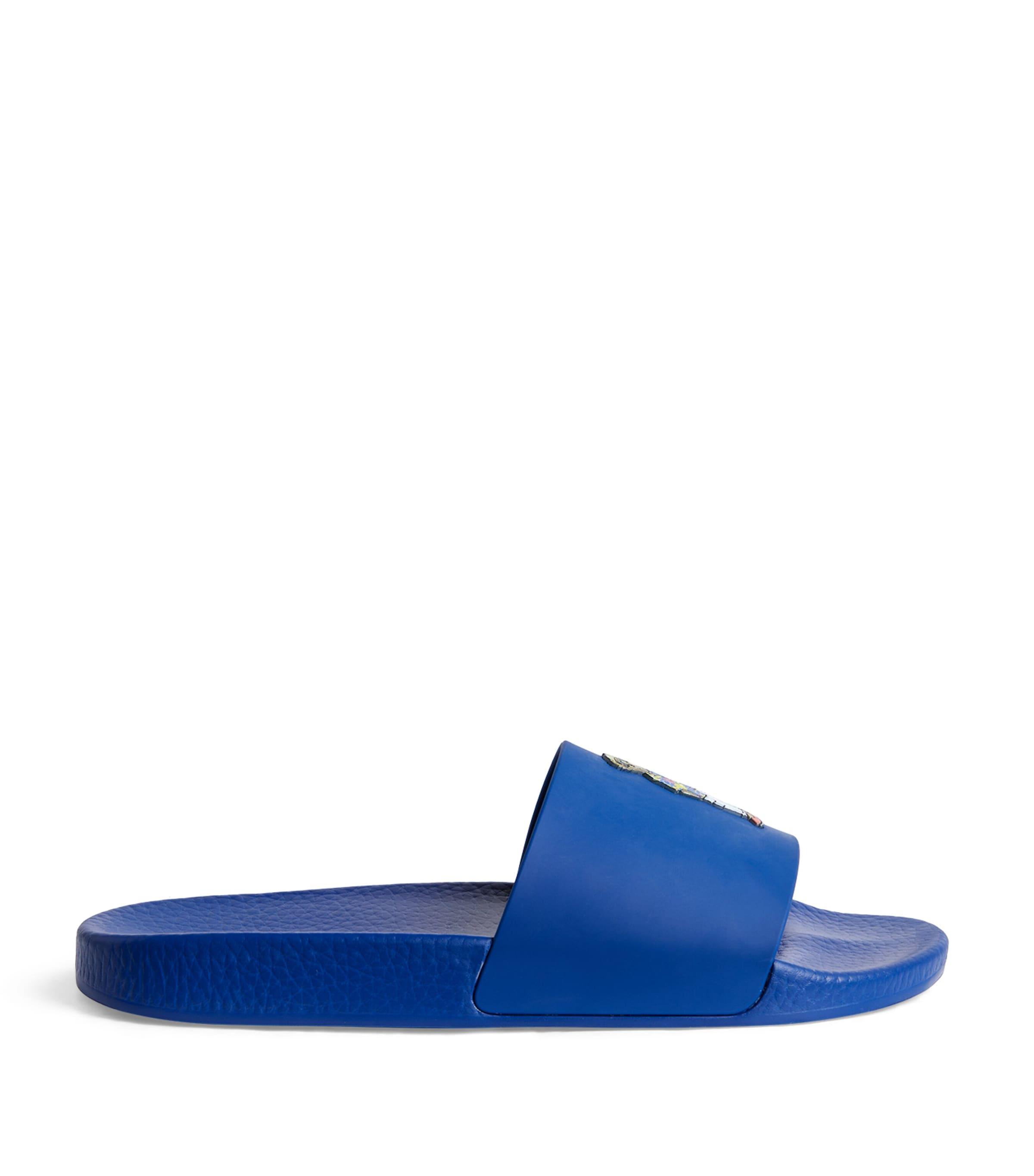 Polo Ralph Lauren Polo Bear Slides in Blue for Men | Lyst