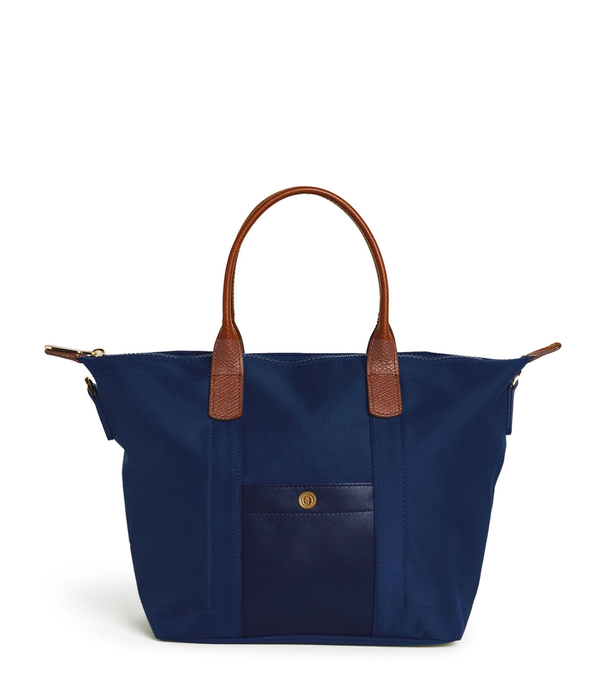 Harrods Grab Nylon Tote Bag in Blue | Lyst UK