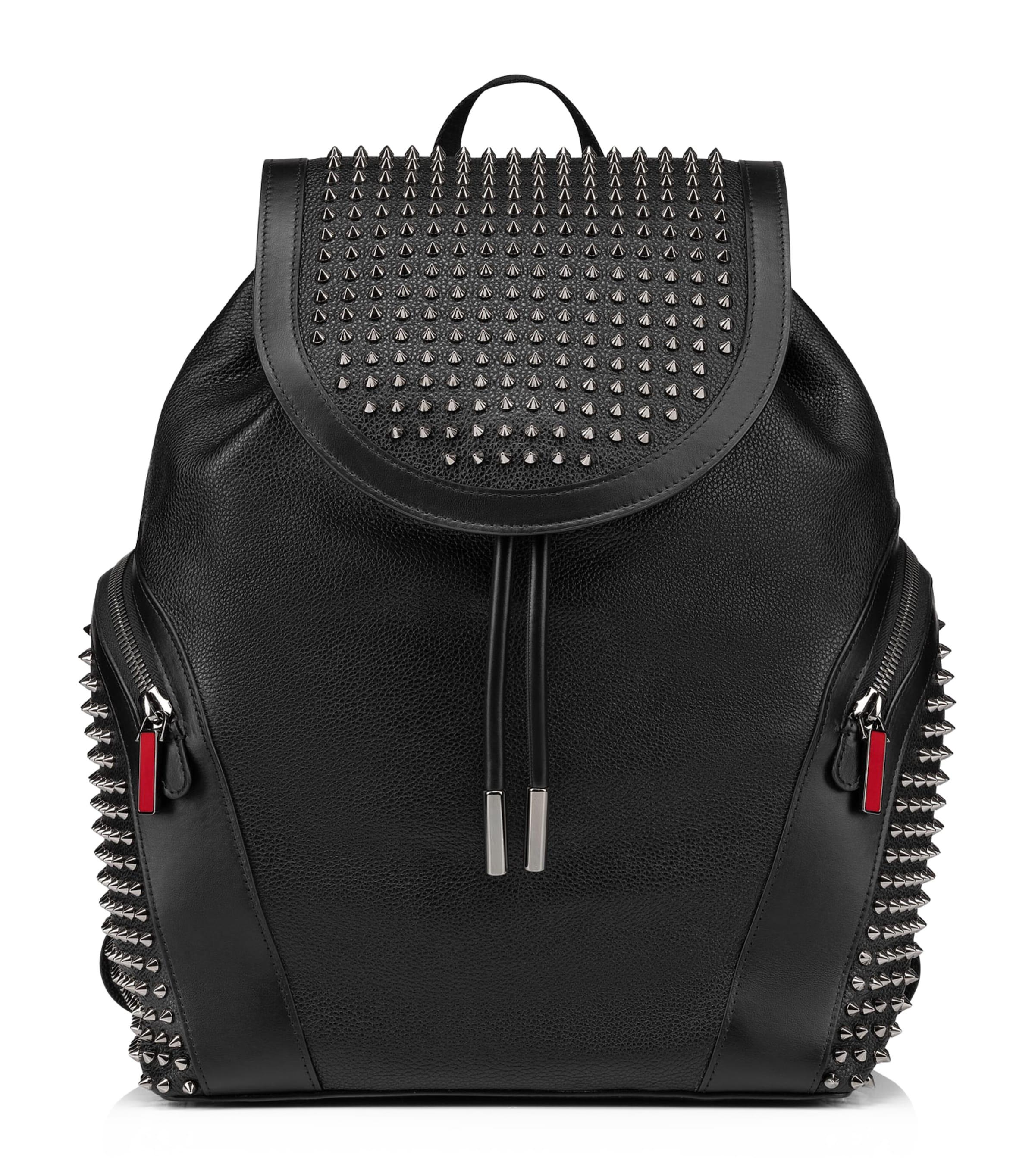 Christian Louboutin Funky Leather Backpack in Black for Men | Lyst