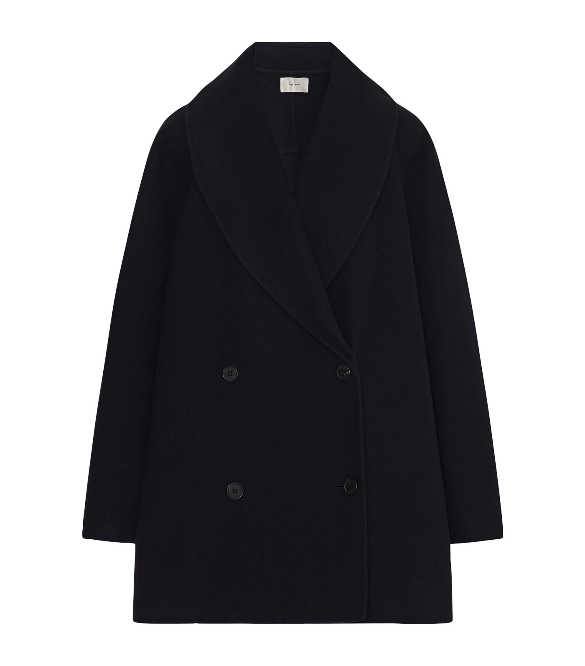 The Row Polli Virgin Wool-Blend Coat in Blue | Lyst