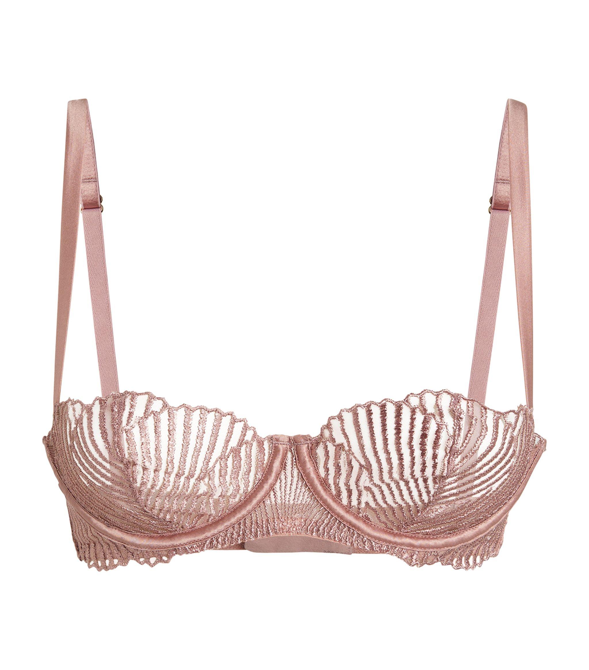 Coco De Mer Athena Balcony Bra in Pink | Lyst UK