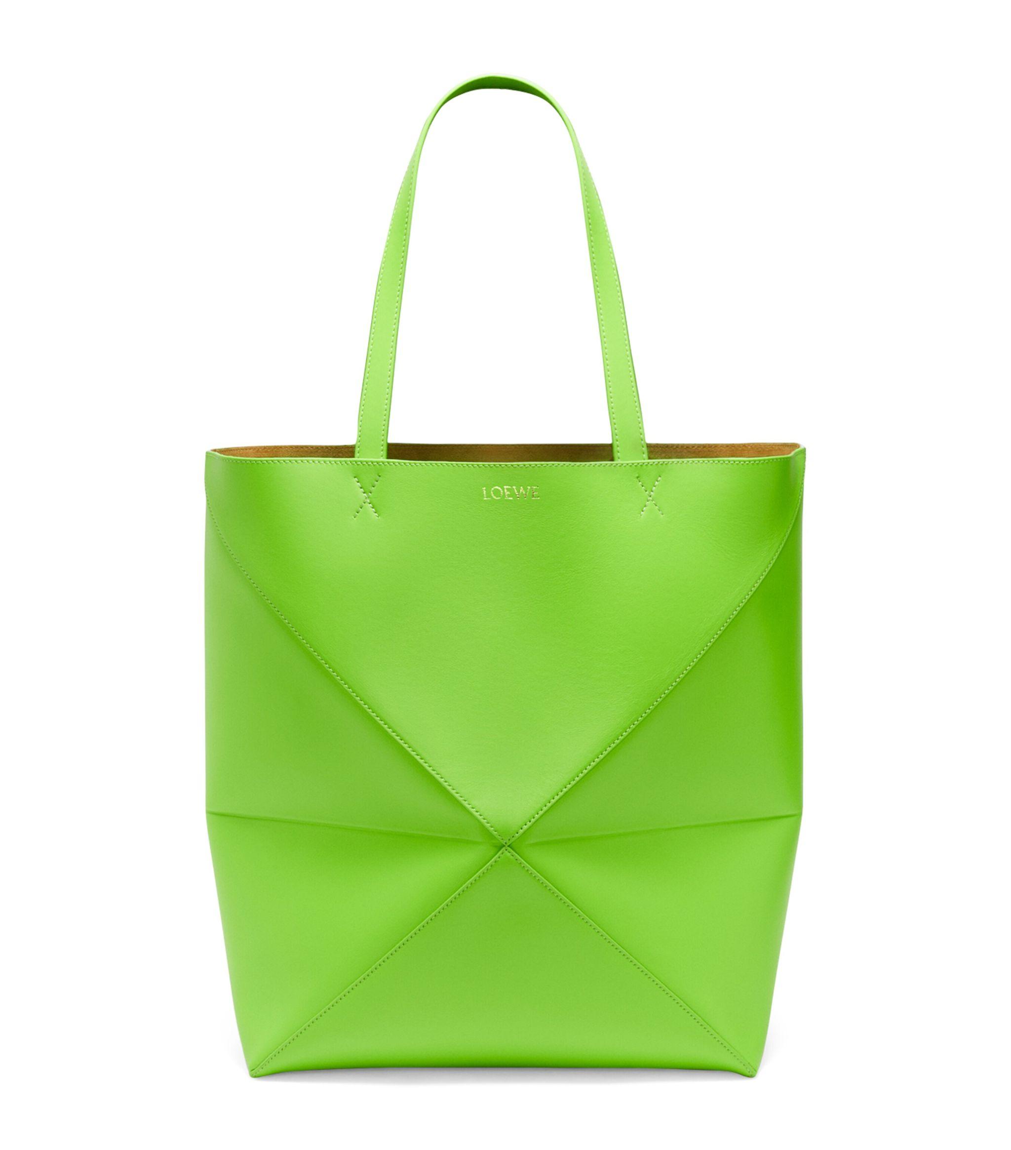 Loewe Large Fold Puzzle Tote Bag in Green | Lyst