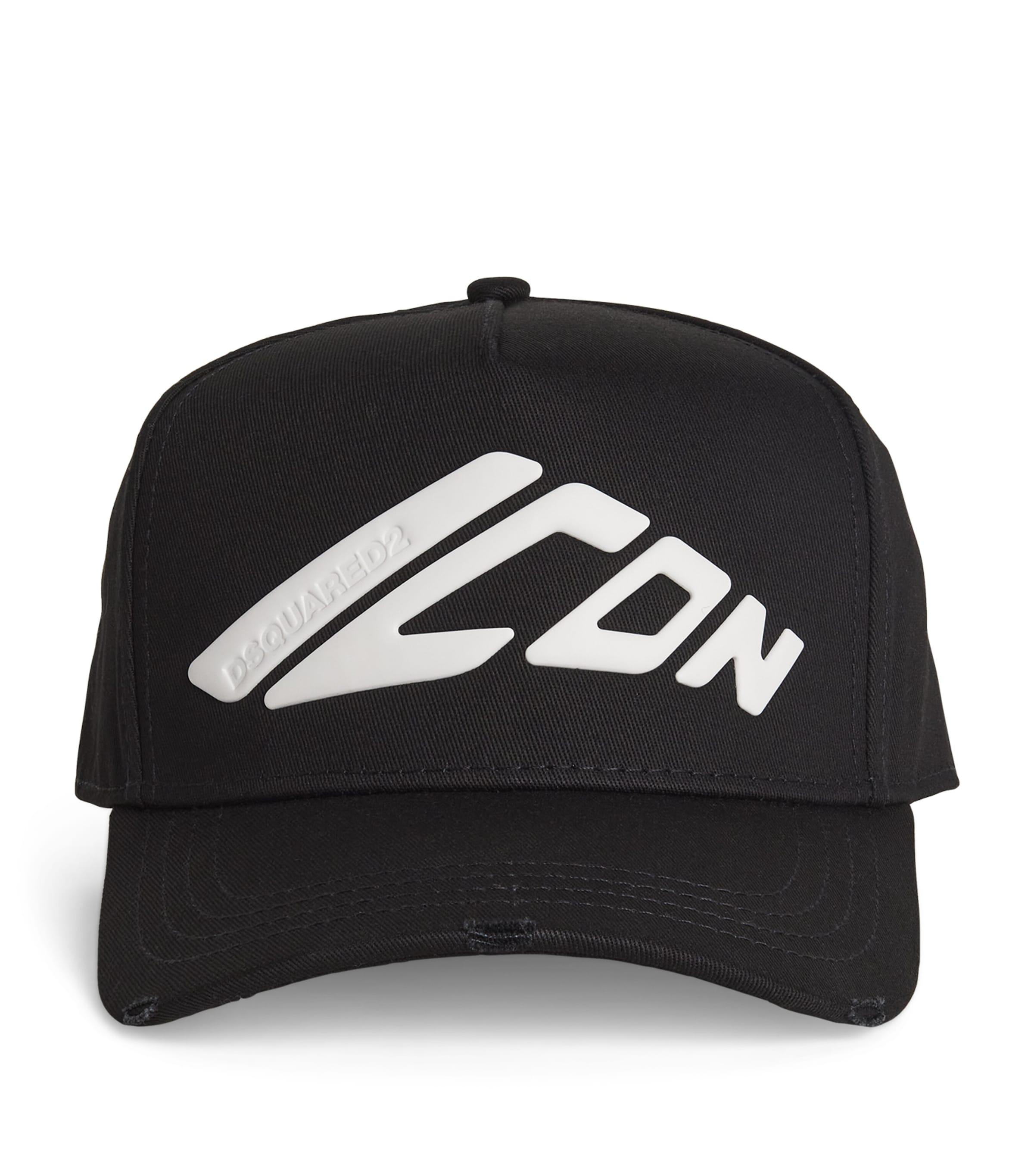 DSquared² Icon Logo Baseball Cap in Black for Men | Lyst UK