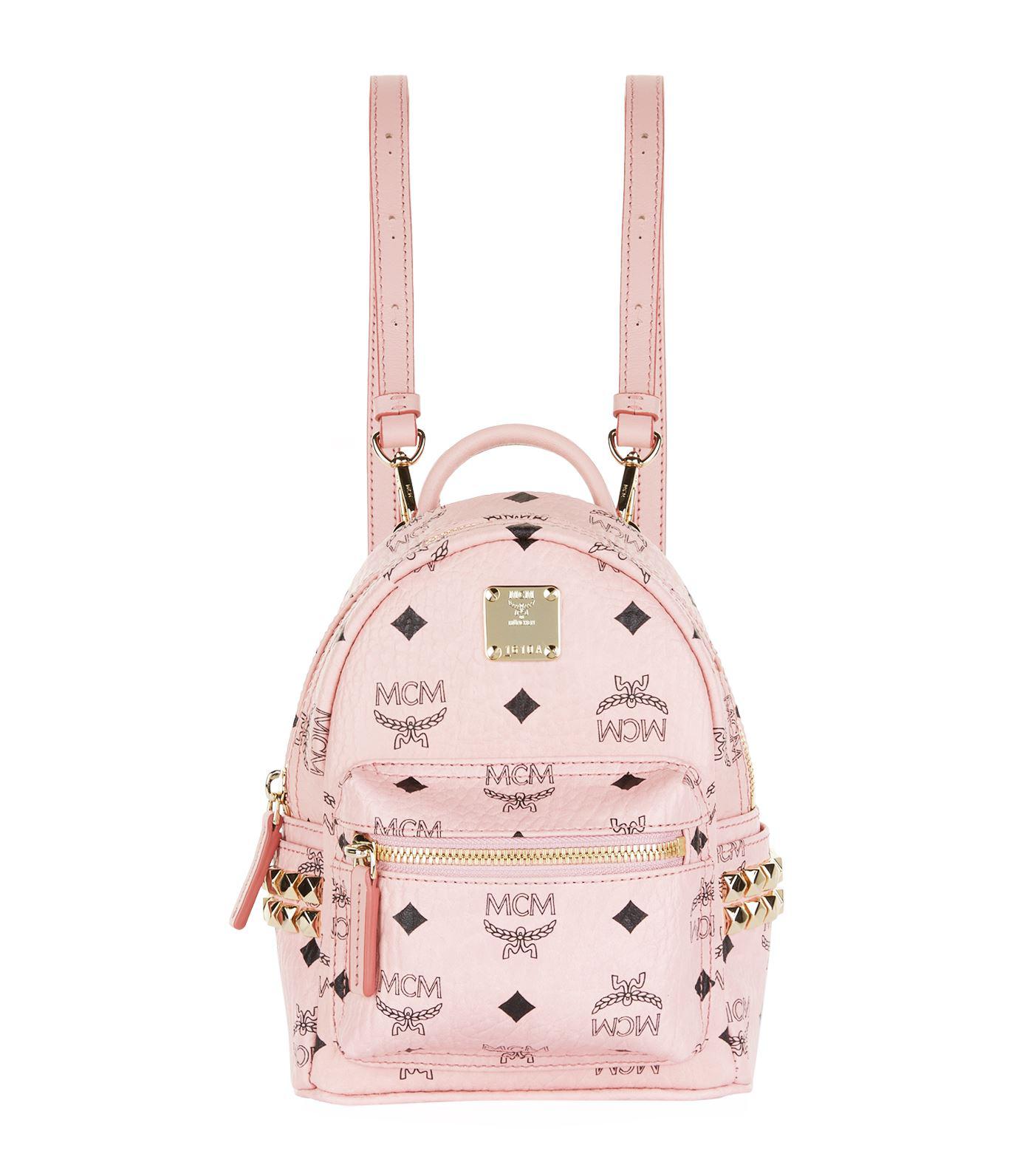 Mcm Pink Backpack Large | Ermes
