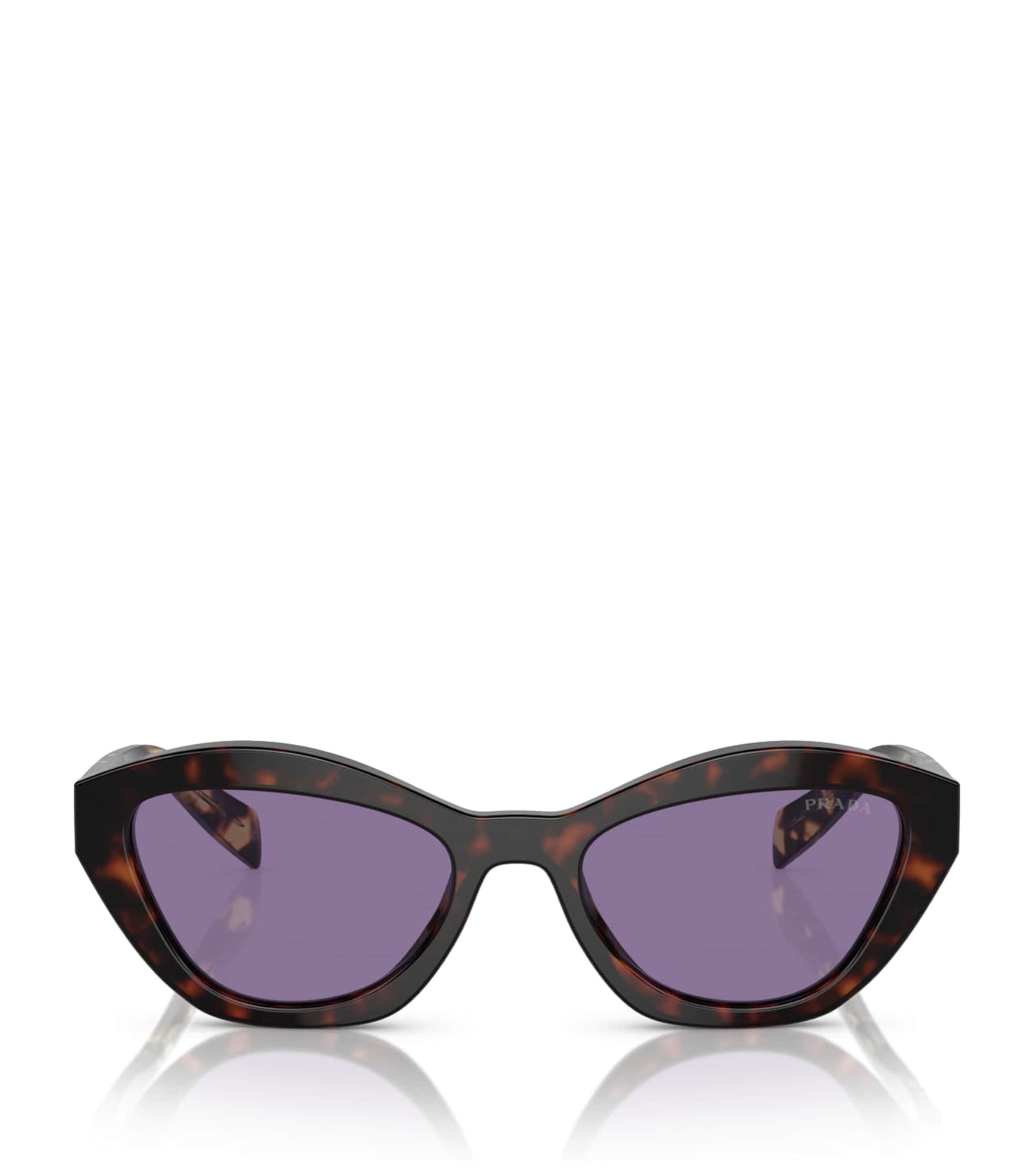 Prada Tortoiseshell Cat-Eye Sunglasses in Purple | Lyst UK