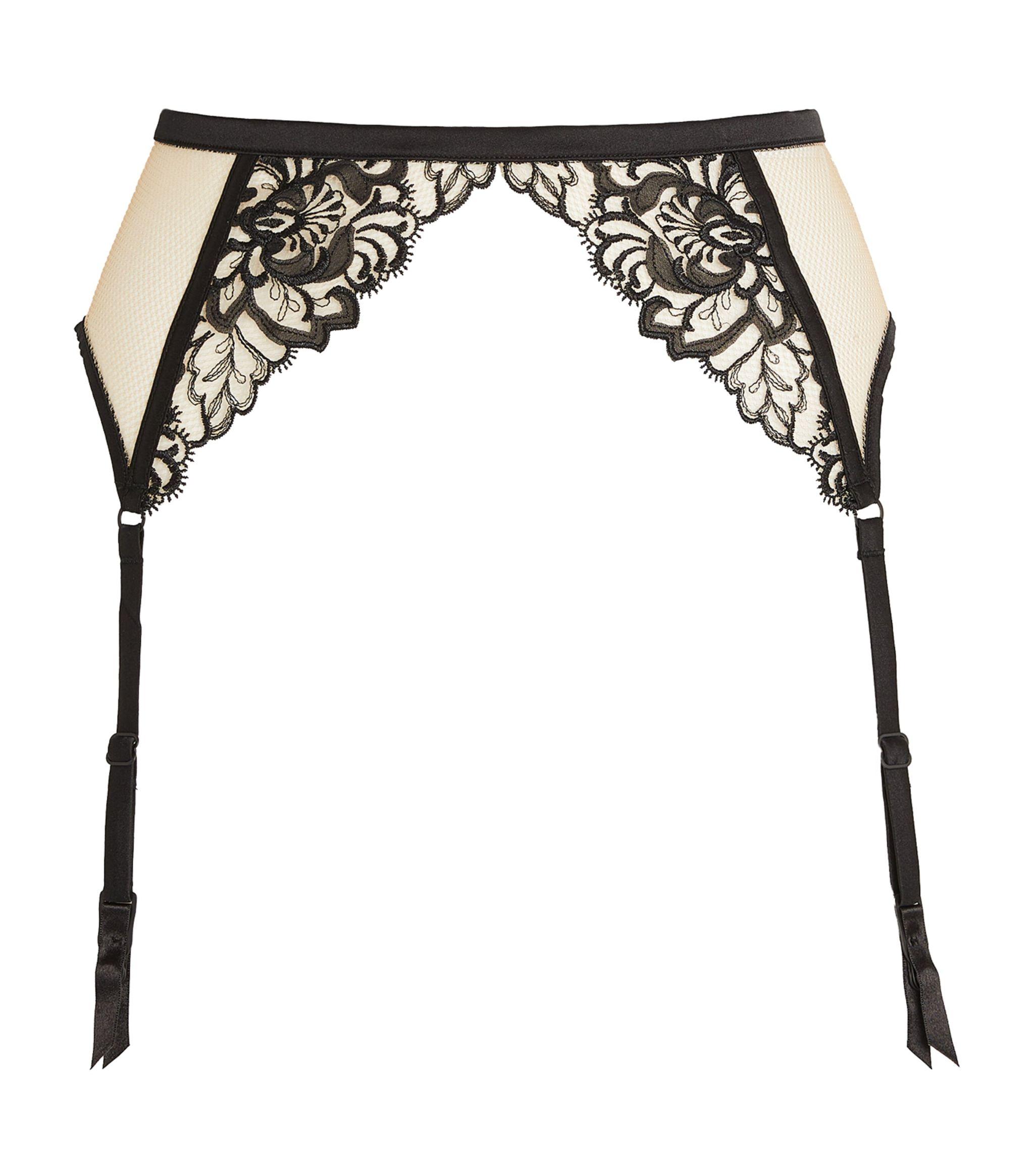 Kiki De Montparnasse Lace Cezanne Suspender Belt In Black Lyst Uk