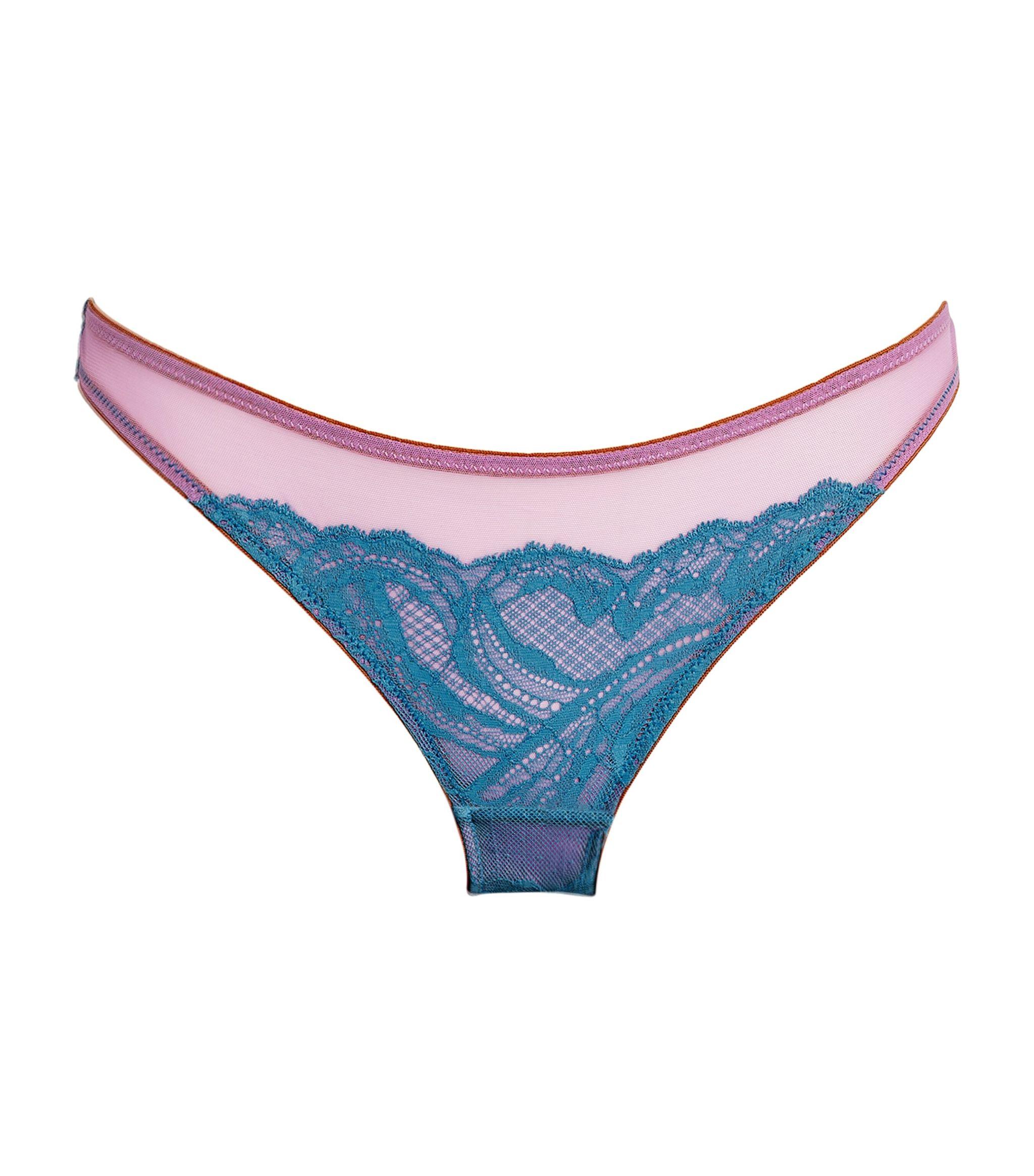 Dora Larsen Lace Dorothee Briefs in Blue | Lyst