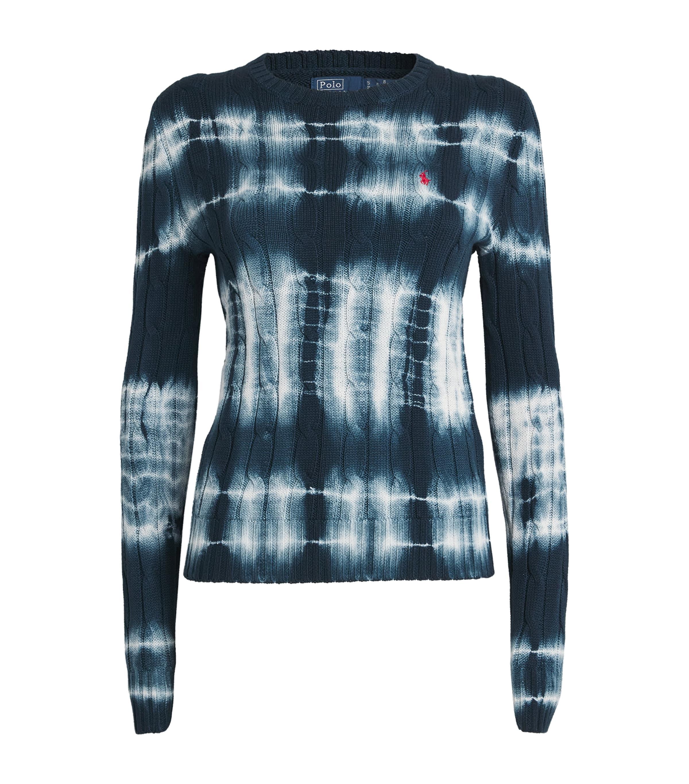 Polo Ralph Lauren Julianna Tie-Dye Sweater in Blue | Lyst