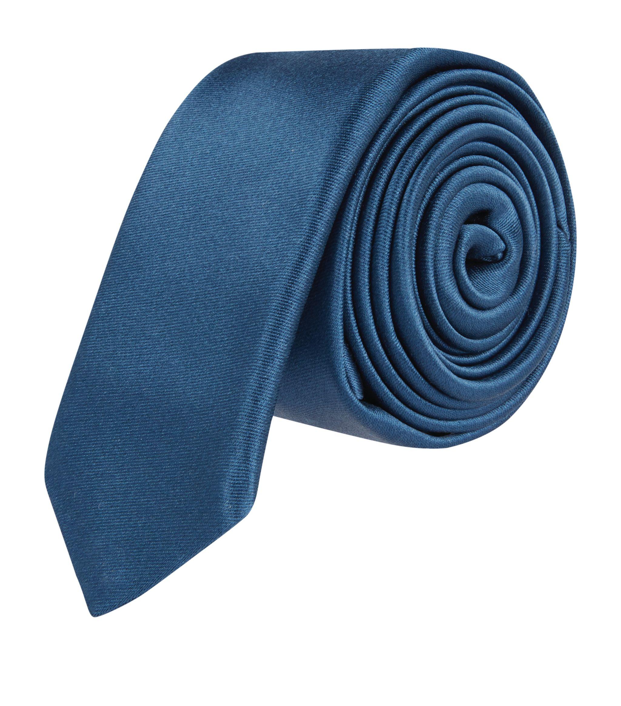 Bottega Veneta Slim Silk Tie in Blue for Men - Lyst