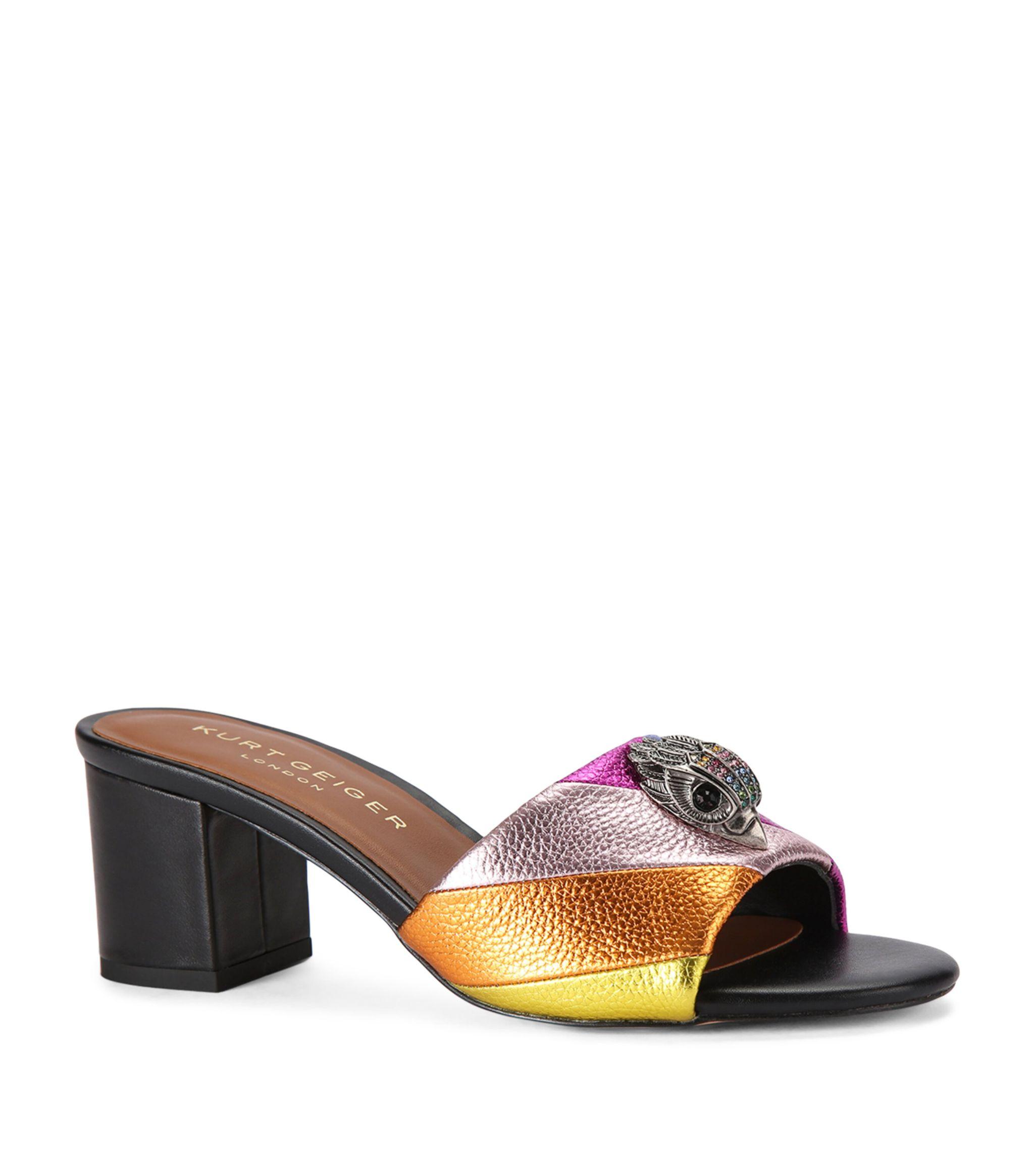 Kurt Geiger Leather Kensington Mules | Lyst