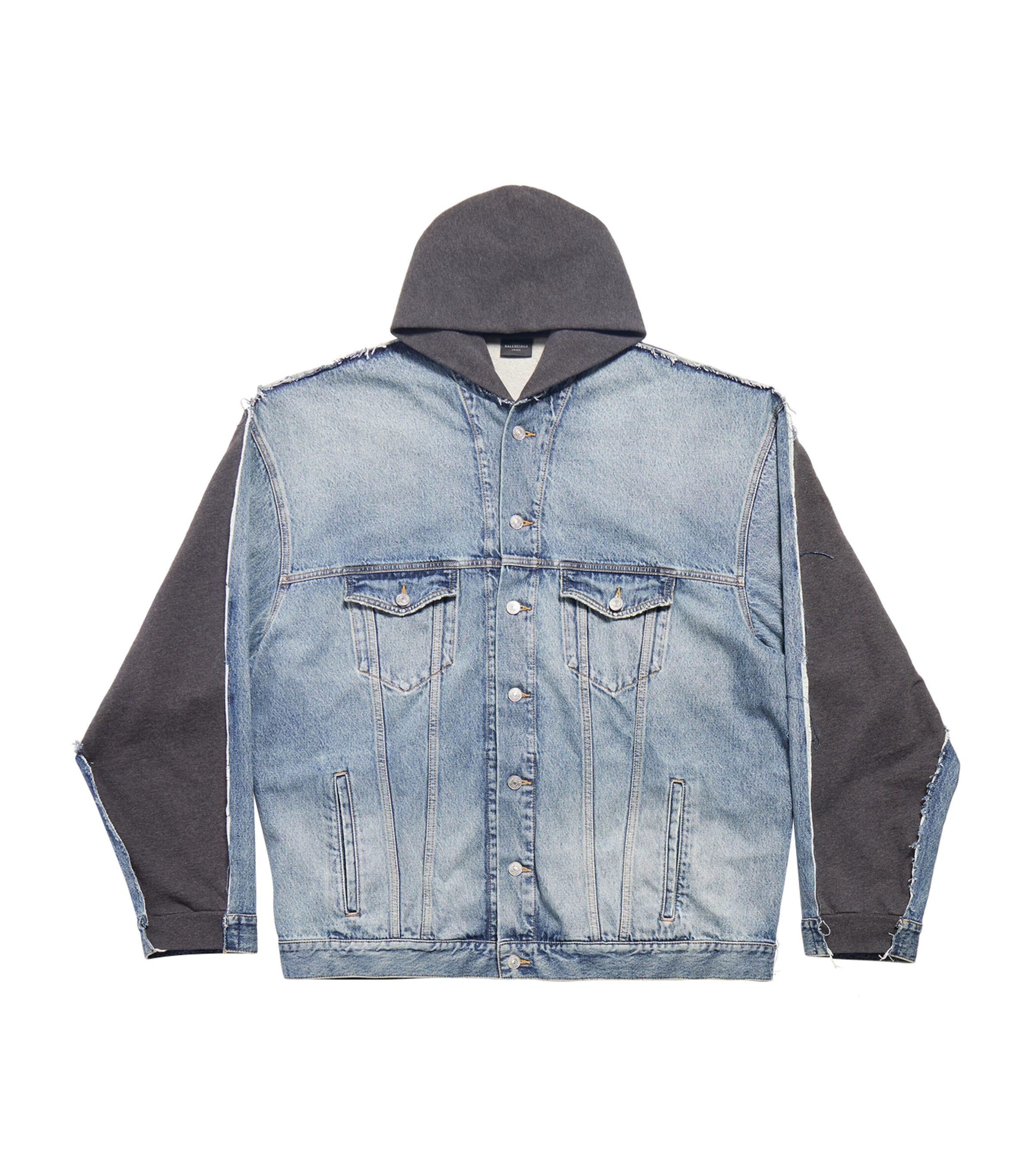 Balenciaga Paris Hybrid Jacket in Blue for Men | Lyst Balenciaga Paris Hybrid Jacket in Blue for Men | Lyst