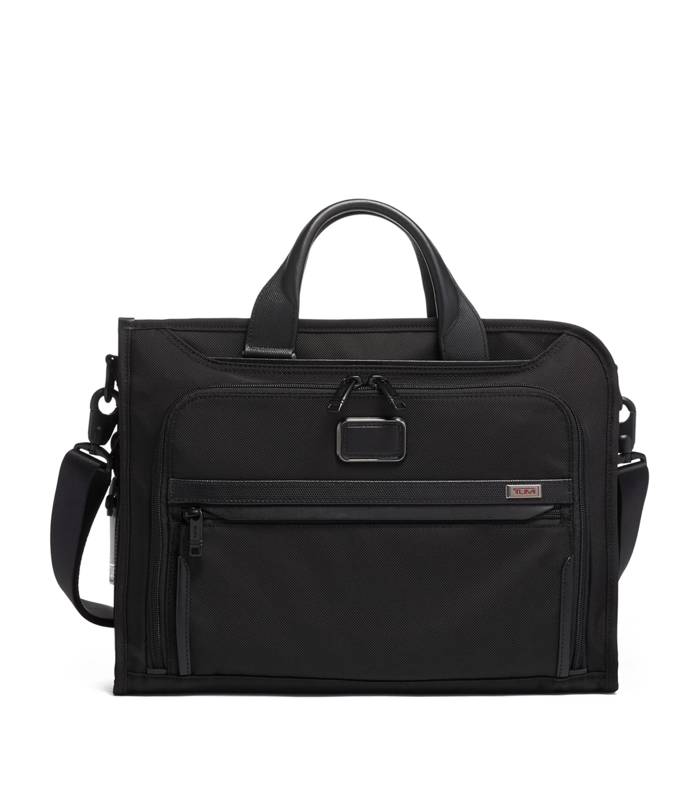Tumi Alpha 3 Slim Deluxe Portfolio in Black for Men | Lyst