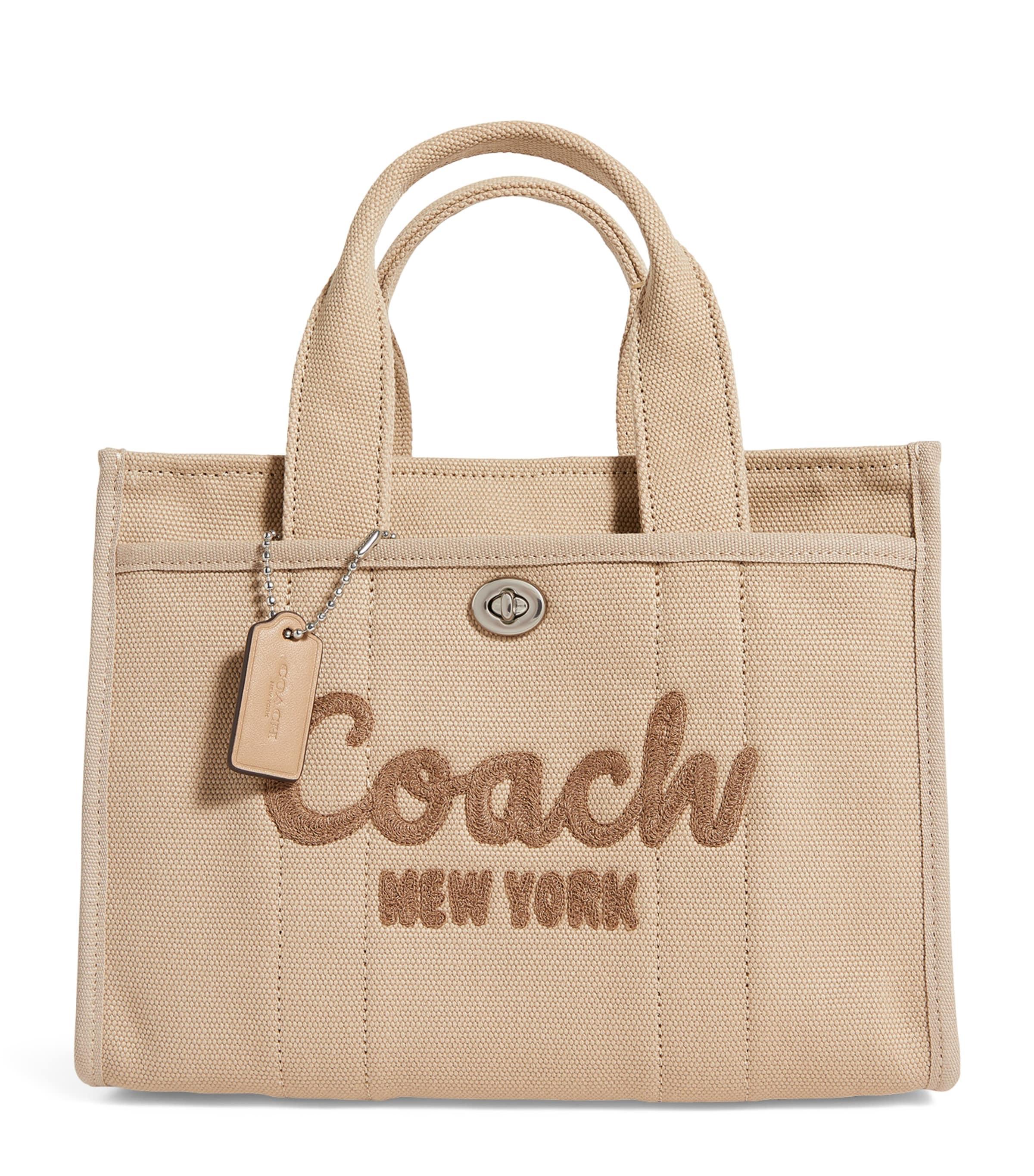 COACH Canvas Cargo Tote Bag in Natural | Lyst
