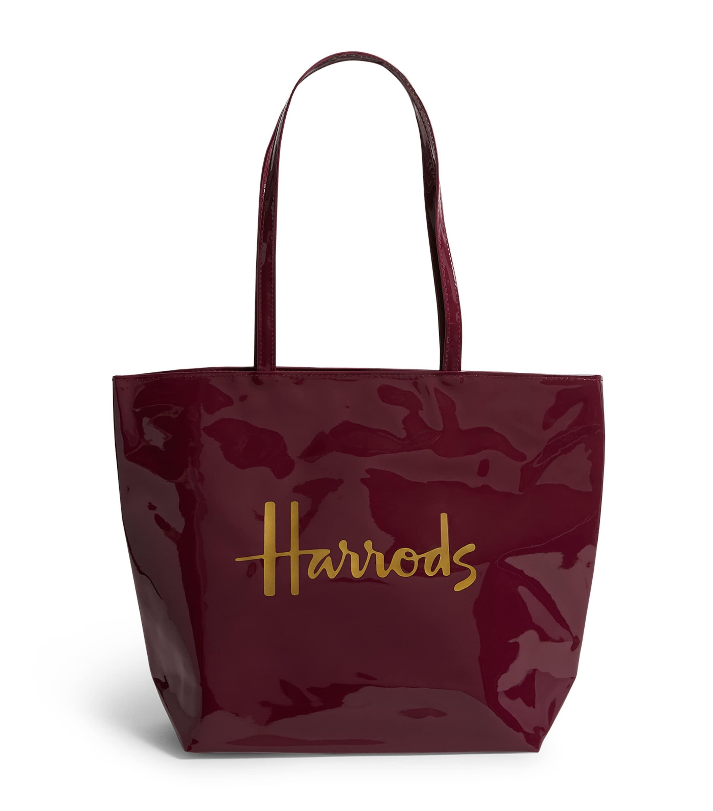 Harrods Logo Shoulder Tote Bag in Red | Lyst