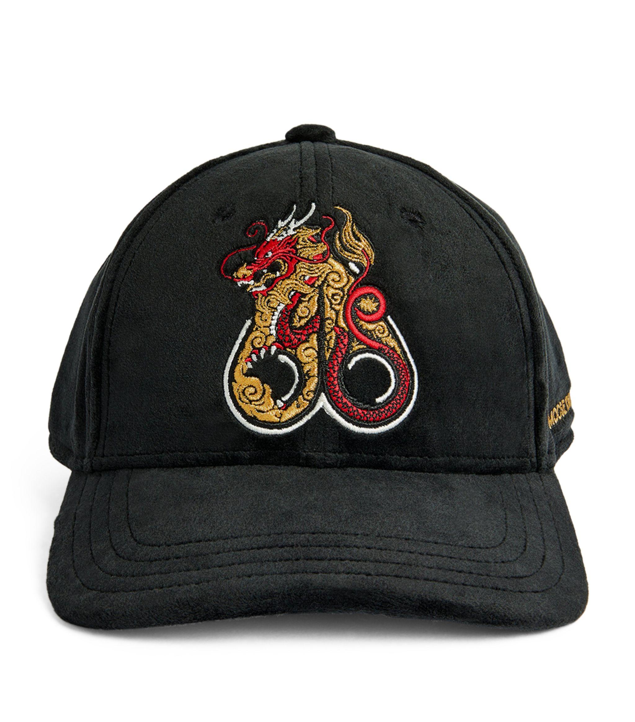 Moose Knuckles Velvet Dragon Cap in Black for Men | Lyst