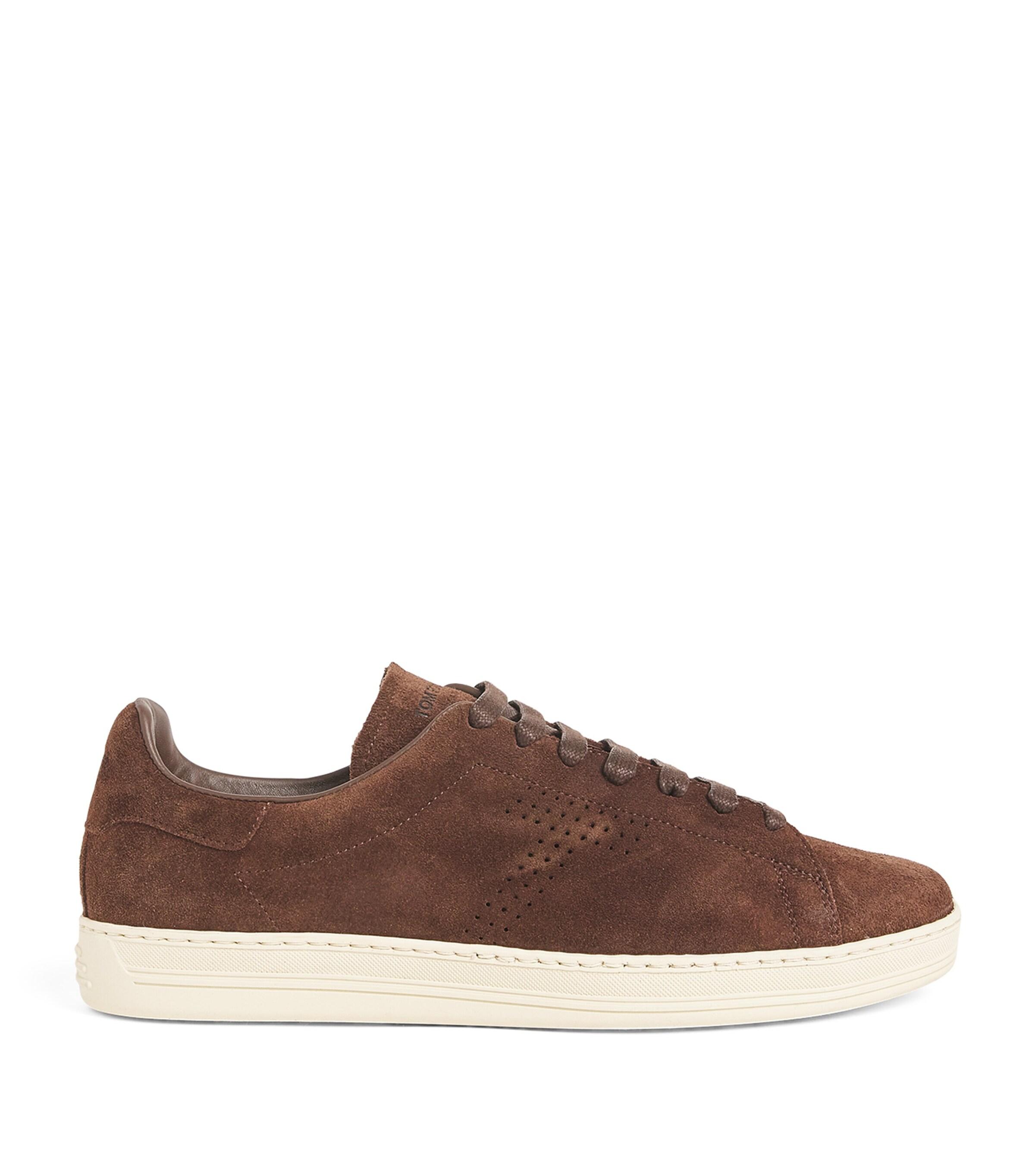 Tom Ford Suede Warwick Sneakers in Brown for Men | Lyst