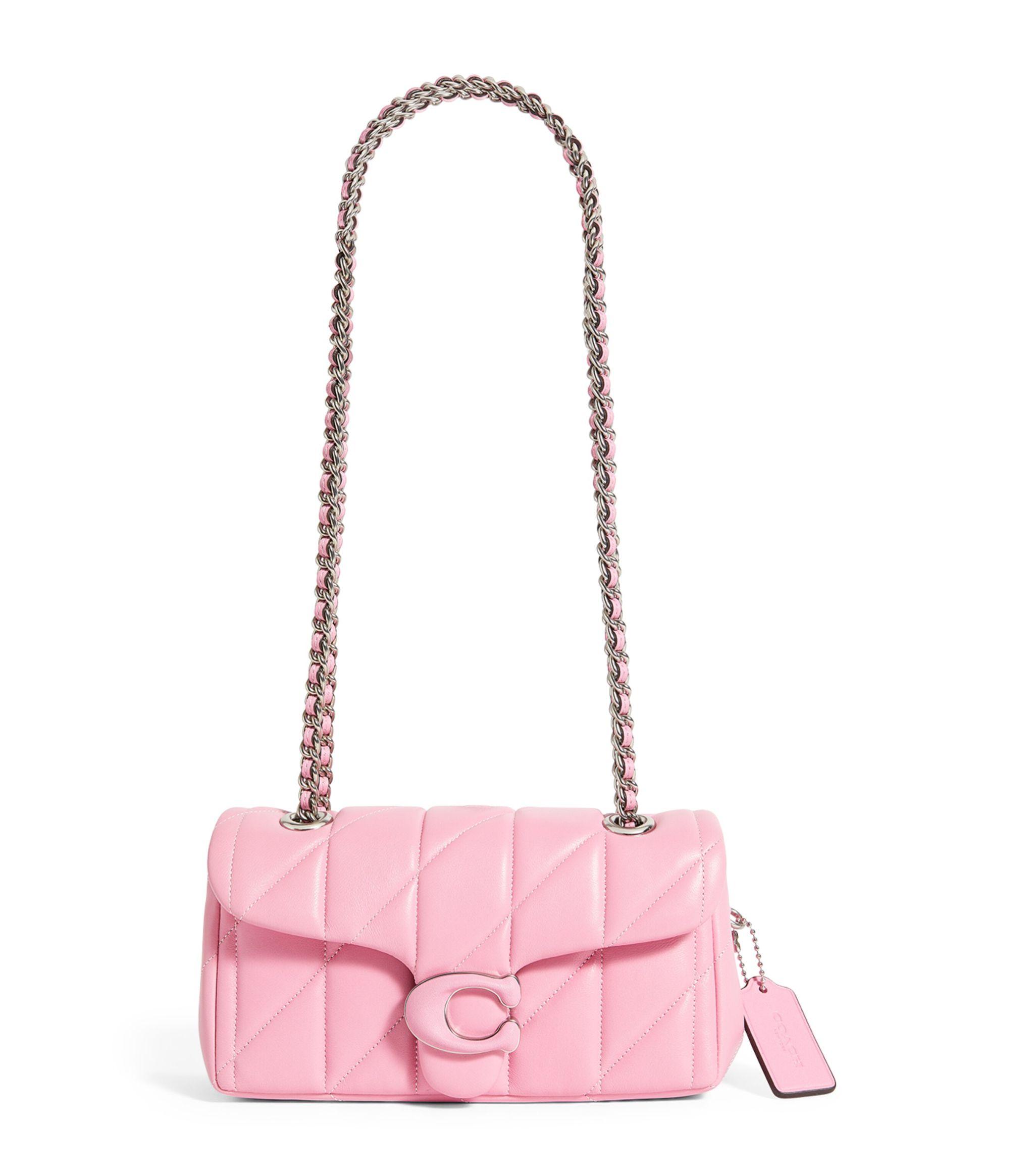 COACH Quilted Leather Tabby 20 Shoulder Bag in Pink | Lyst