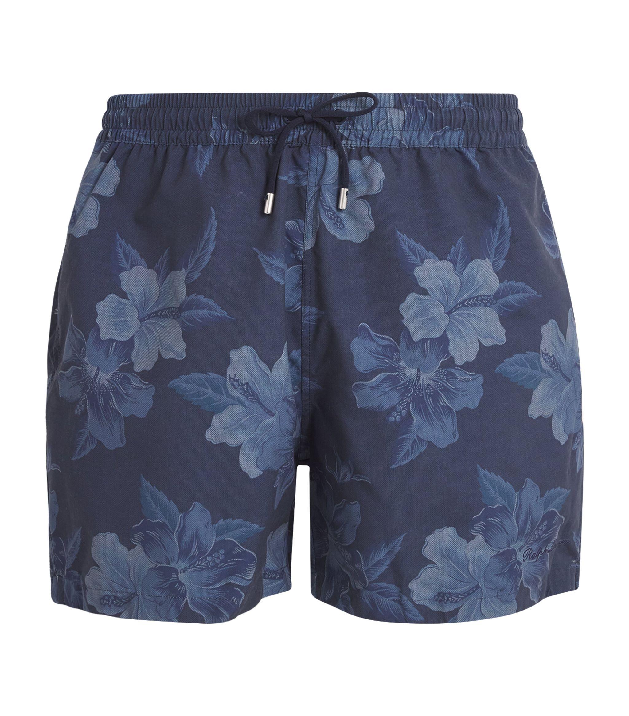 Ralph Lauren Ralph Lauren Label Amalfi Hibiscus Swim Shorts in Blue for ...