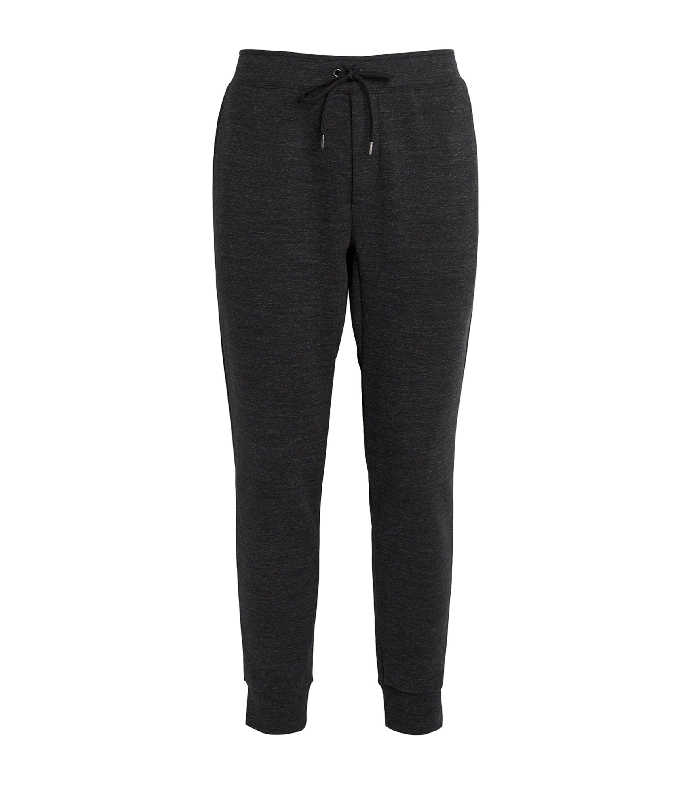 Polo Ralph Lauren Technical Double-Knit Sweatpants in Black for Men | Lyst