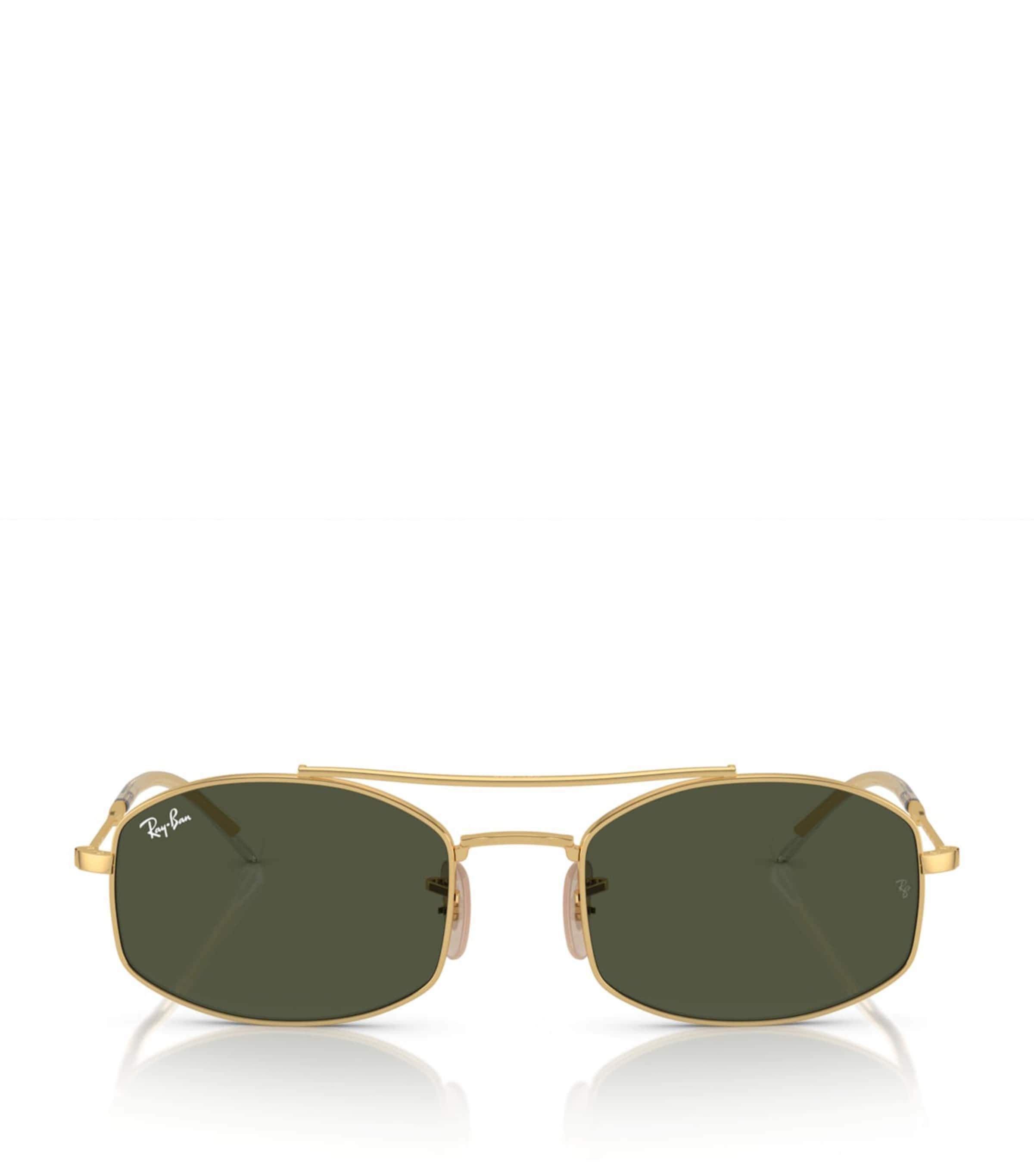 Ray-Ban Metal Rb3719 Sunglasses in Green | Lyst UK