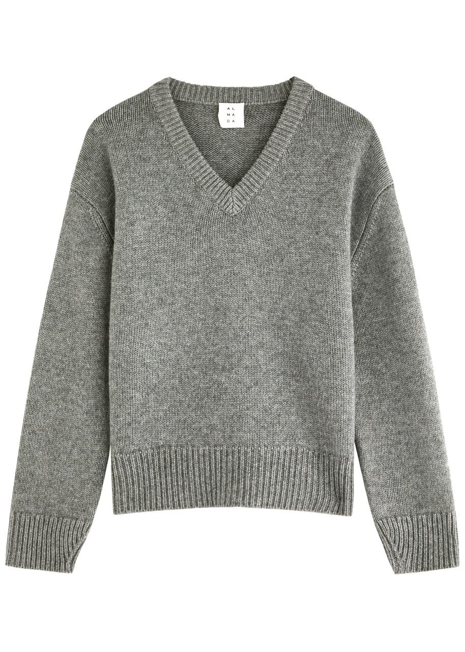 Almada Label Yara Wool-Blend Jumper in Gray | Lyst