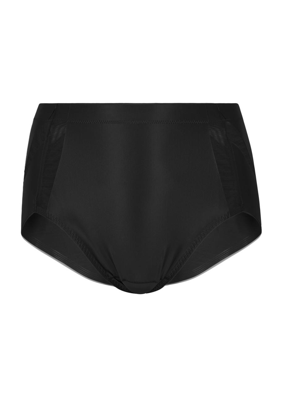 Spanx Booty Lifting Satin Briefs in Black | Lyst