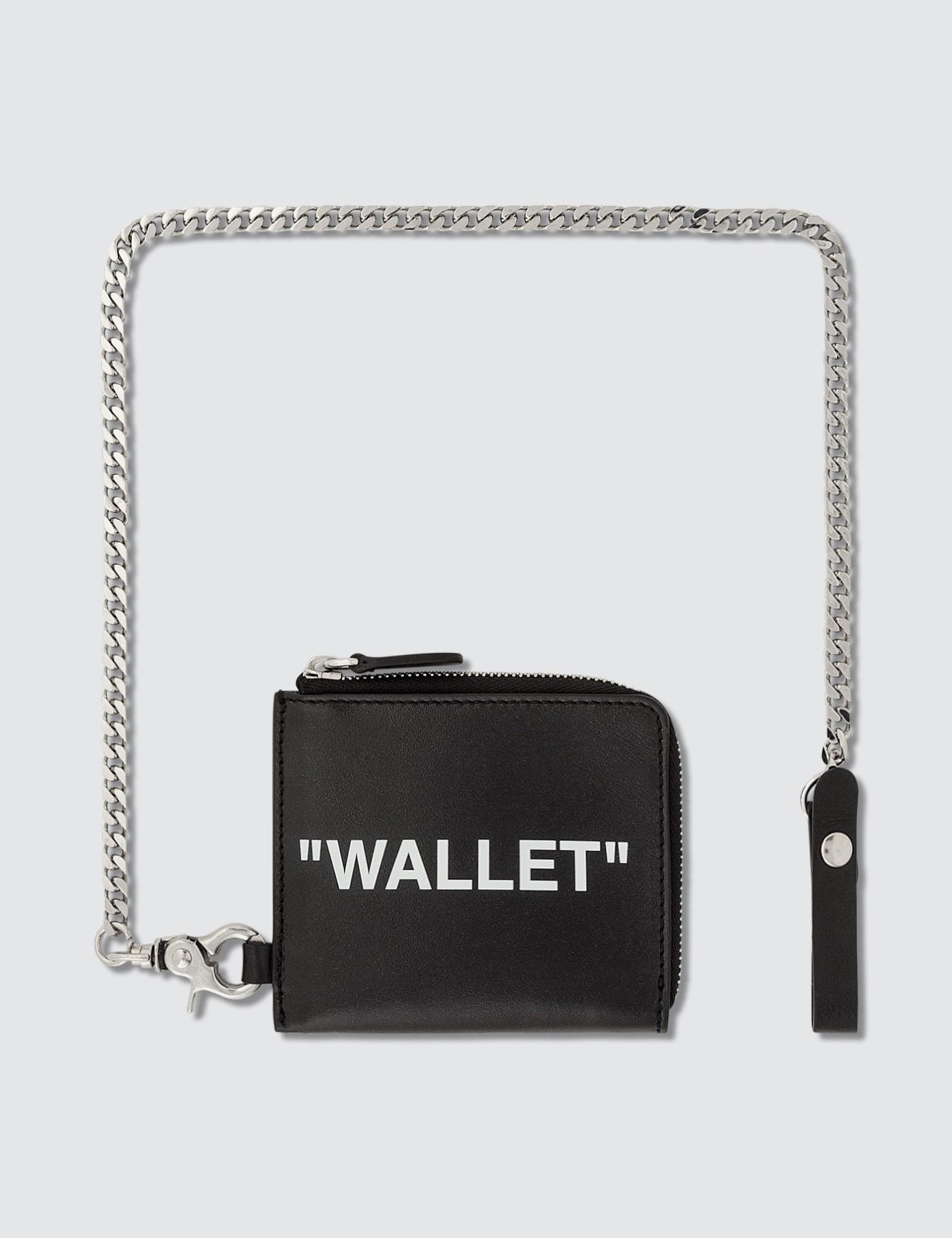 Off White Mens Chain Wallet | Paul Smith