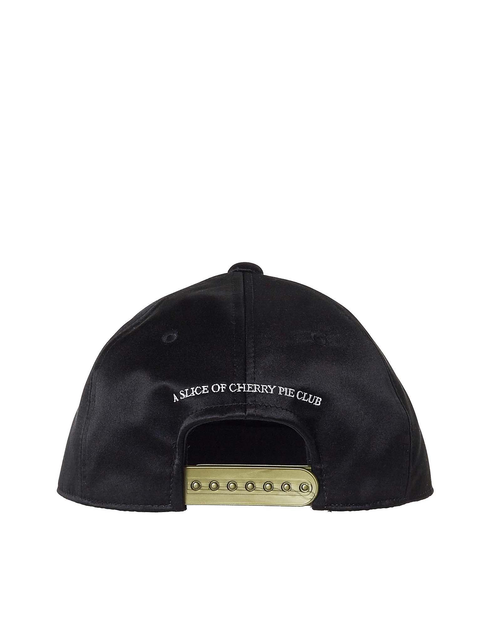Undercover Silk Embroidered Logo Baseball Cap in b Black (Black) - Lyst