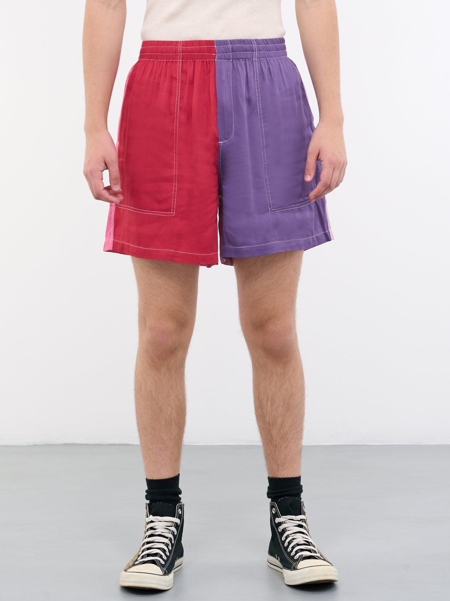 Bode Buckaround Shorts In Red For Men Lyst