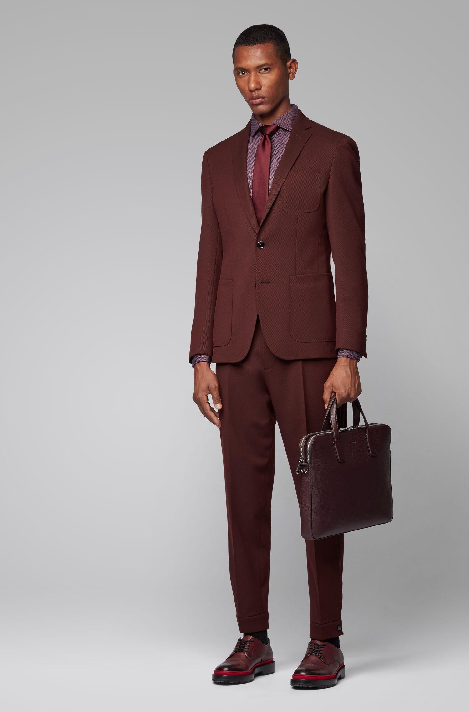 BOSS Synthetic Men's Micro-pattern Slim-fit Performance Sport Shirt in ...