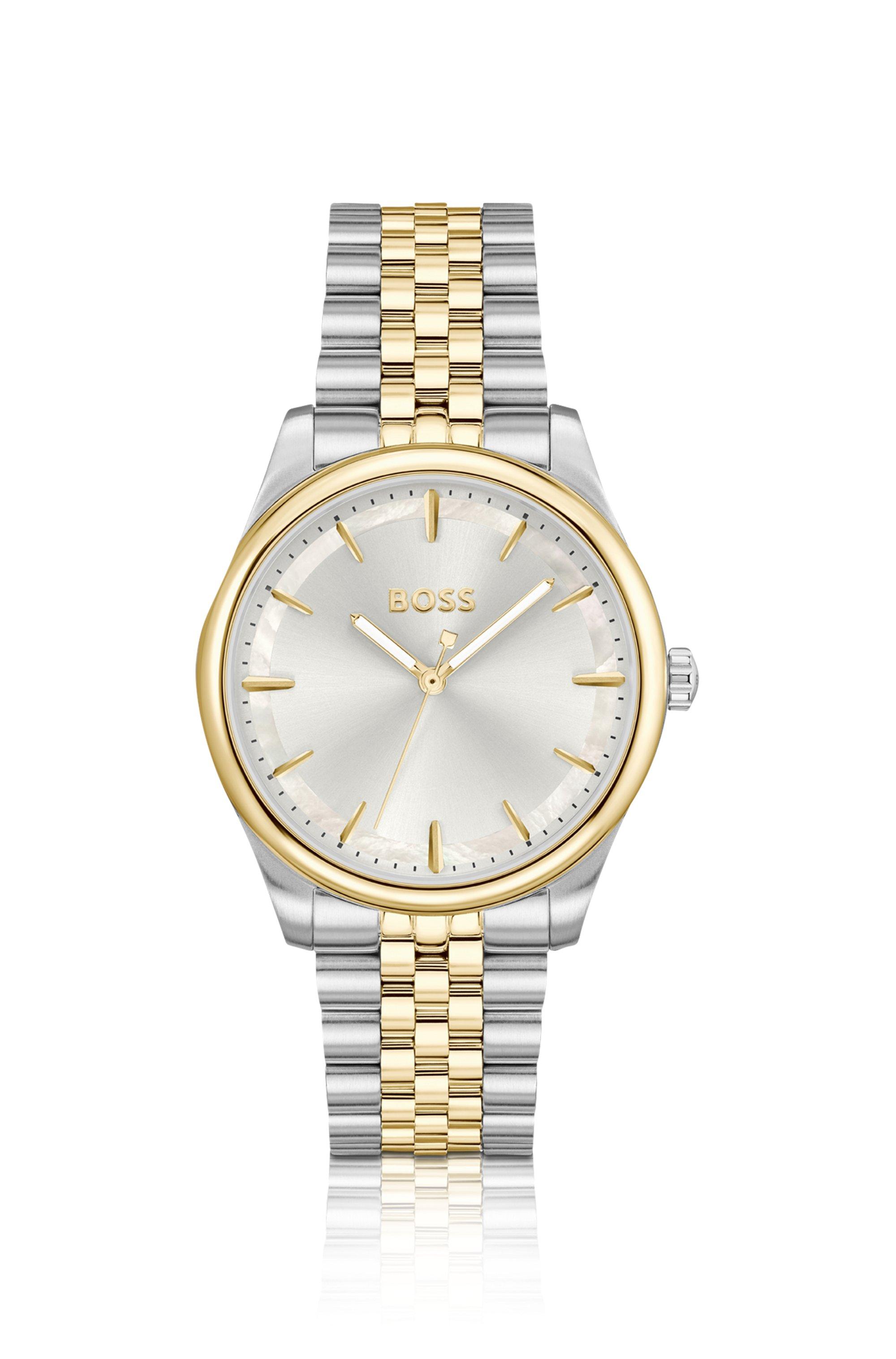 BOSS Two-tone Watch With Mother-of-pearl Inlay Women's Watches in ...