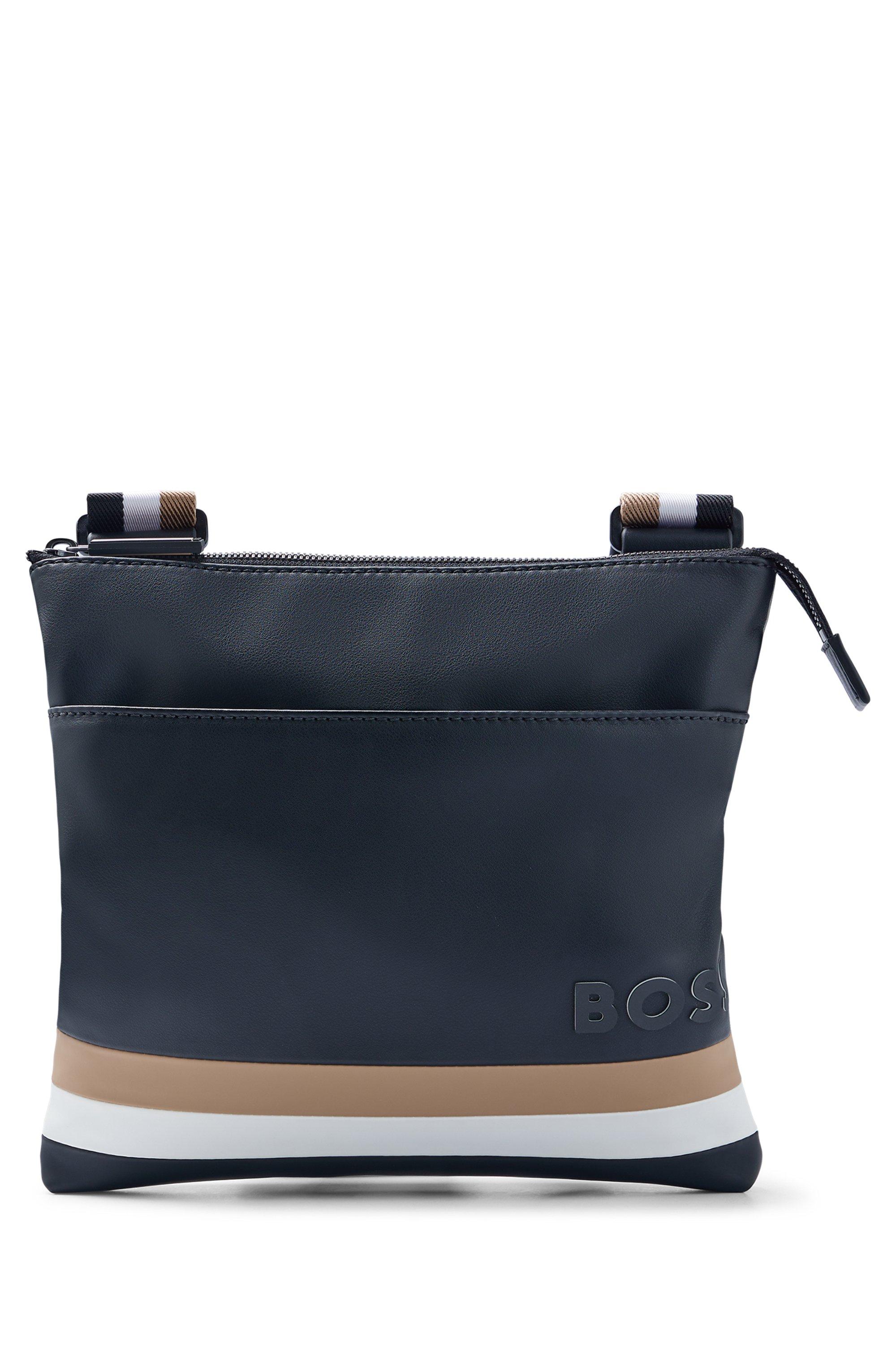 BOSS by HUGO BOSS Enveloptas Van Imitatieleer Met Kenmerkende Streep En ... BOSS by HUGO BOSS Enveloptas Van Imitatieleer Met Kenmerkende Streep En ...