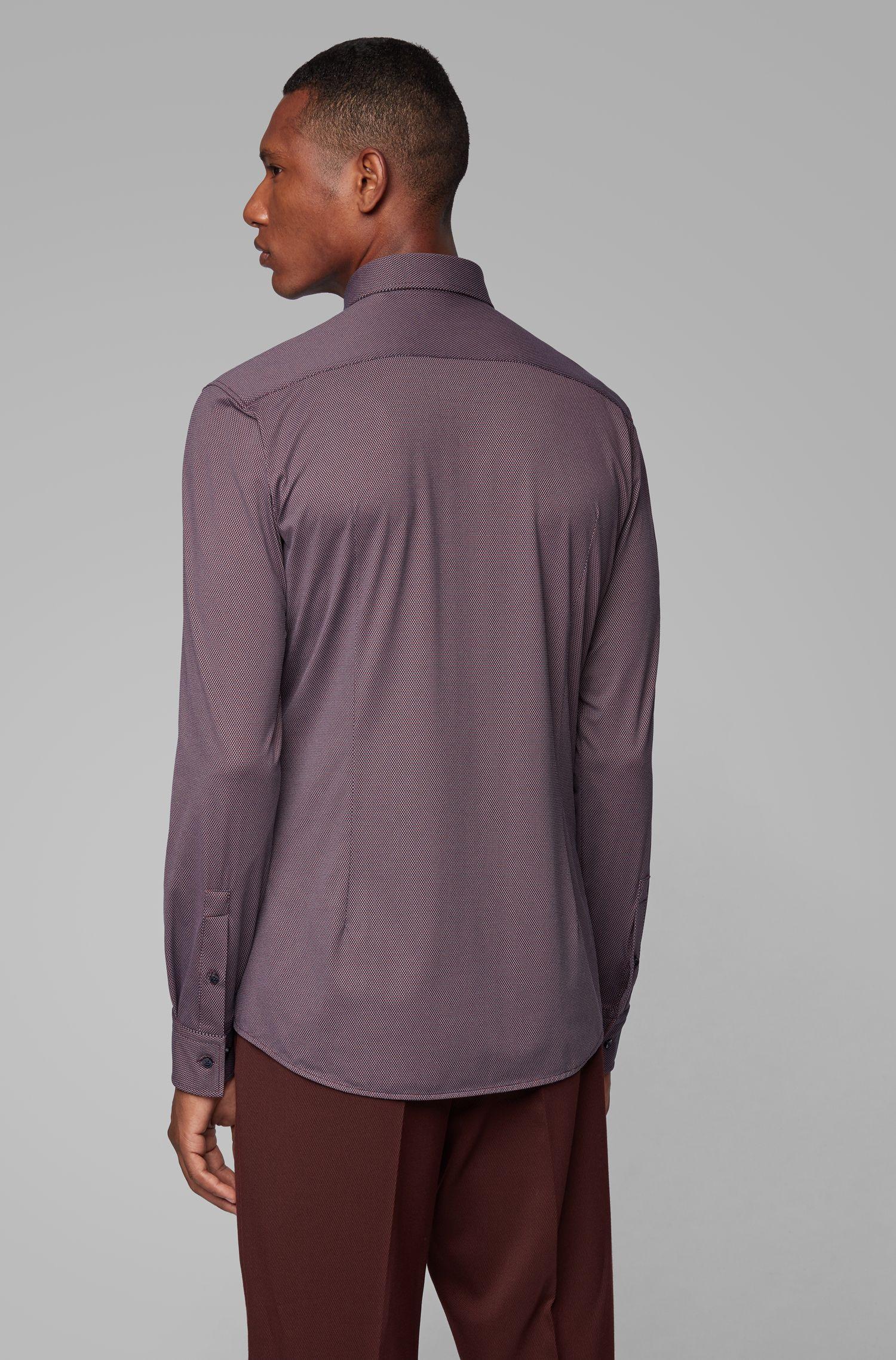 BOSS Synthetic Men's Micro-pattern Slim-fit Performance Sport Shirt in ...