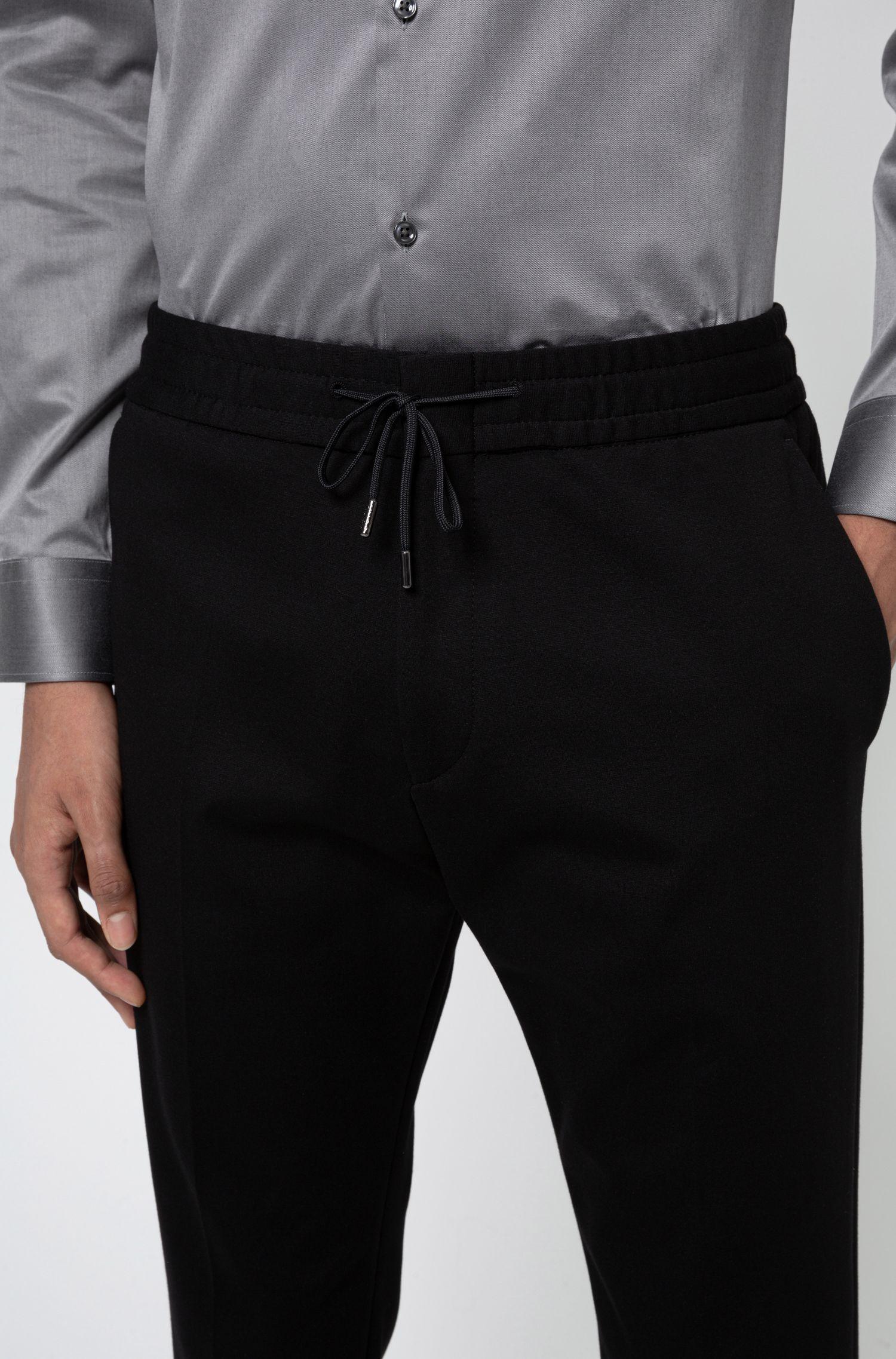 BOSS by Hugo Boss Extra Slim Fit Pants In Stretch Jersey in Black for ... BOSS by Hugo Boss Extra Slim Fit Pants In Stretch Jersey in Black for ...